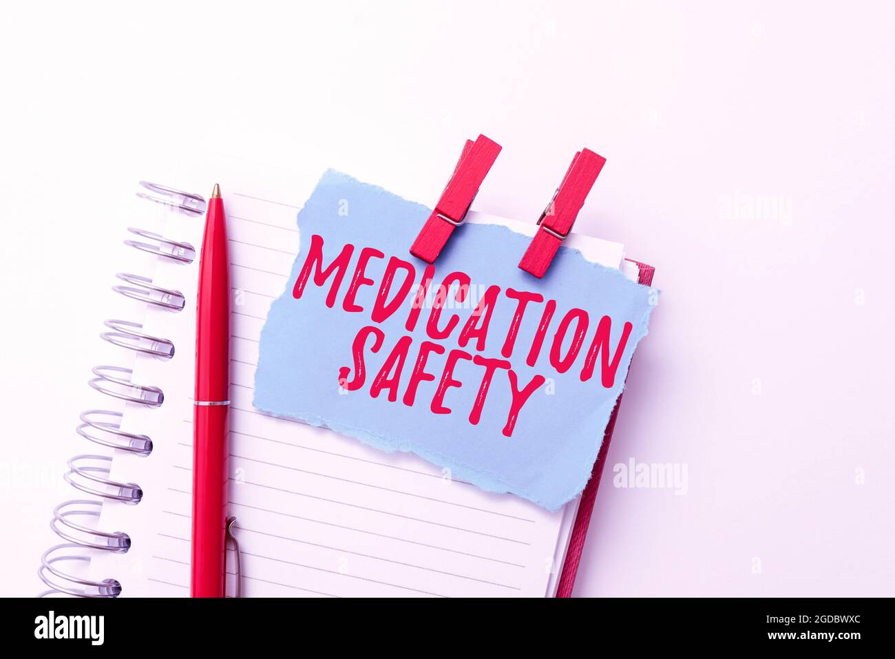 Sign displaying Medication Safety. Business approach freedom from ...