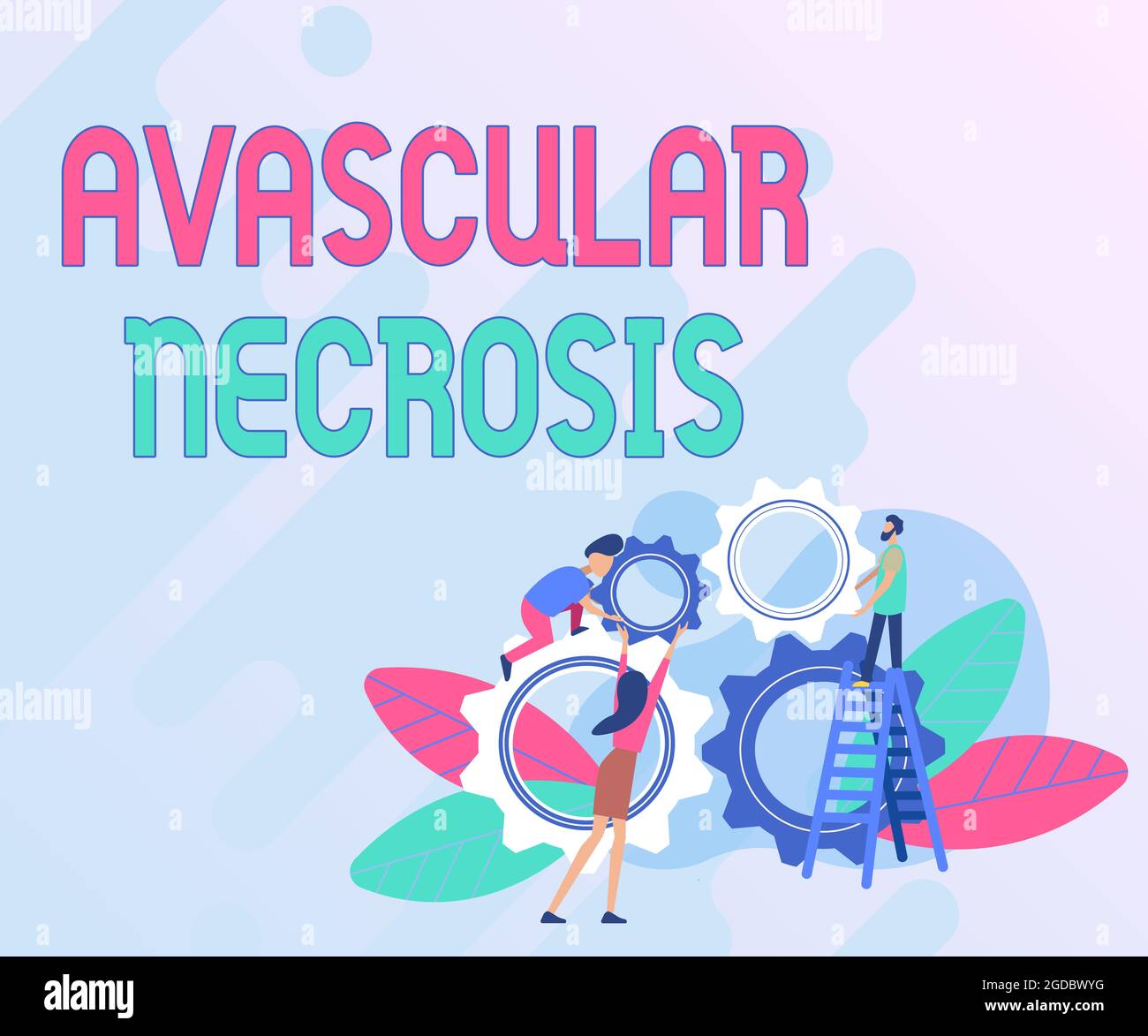 Sign displaying Avascular Necrosis. Business concept death of bone ...