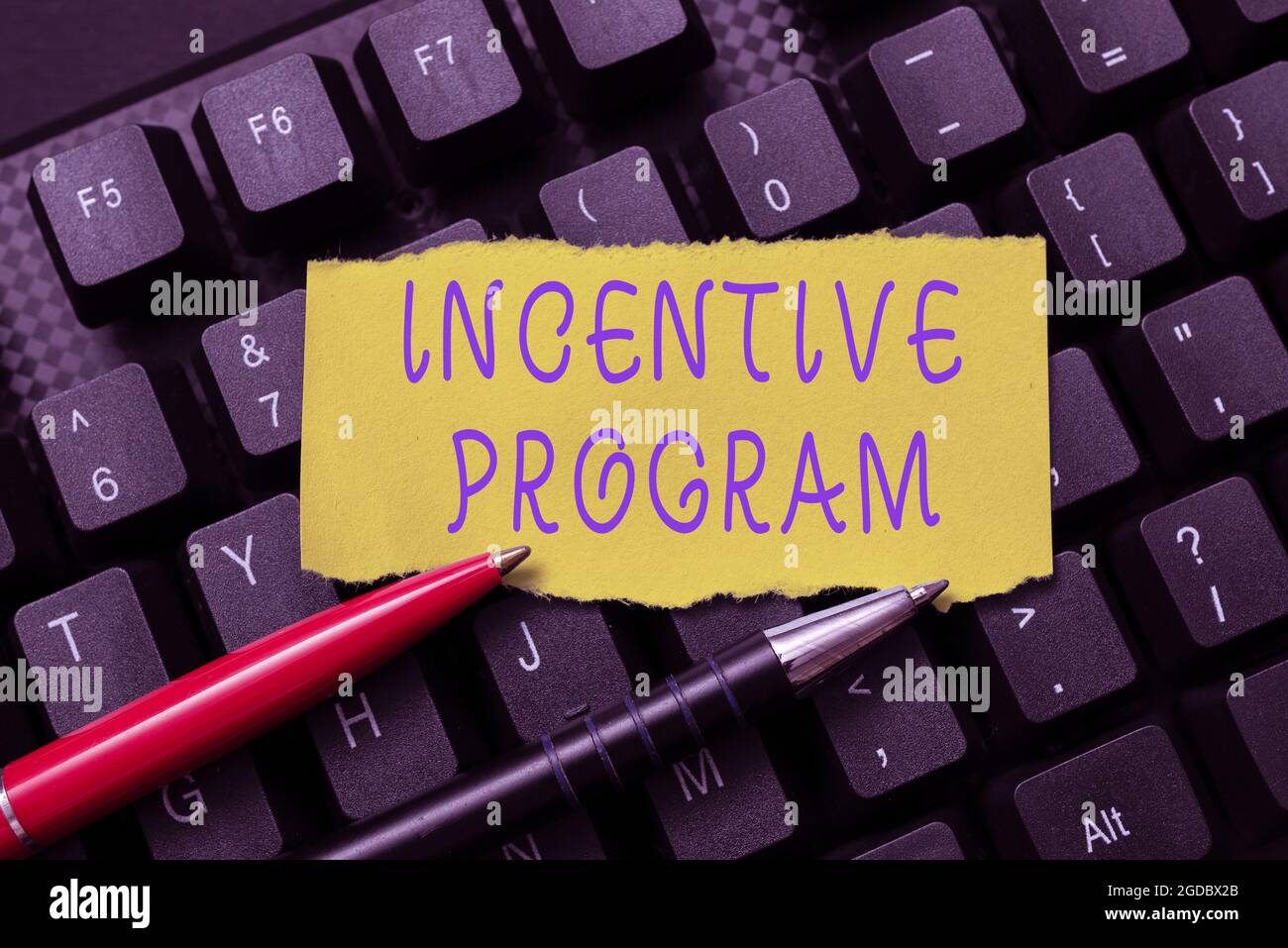 Writing displaying text Incentive Program. Business concept specific ...