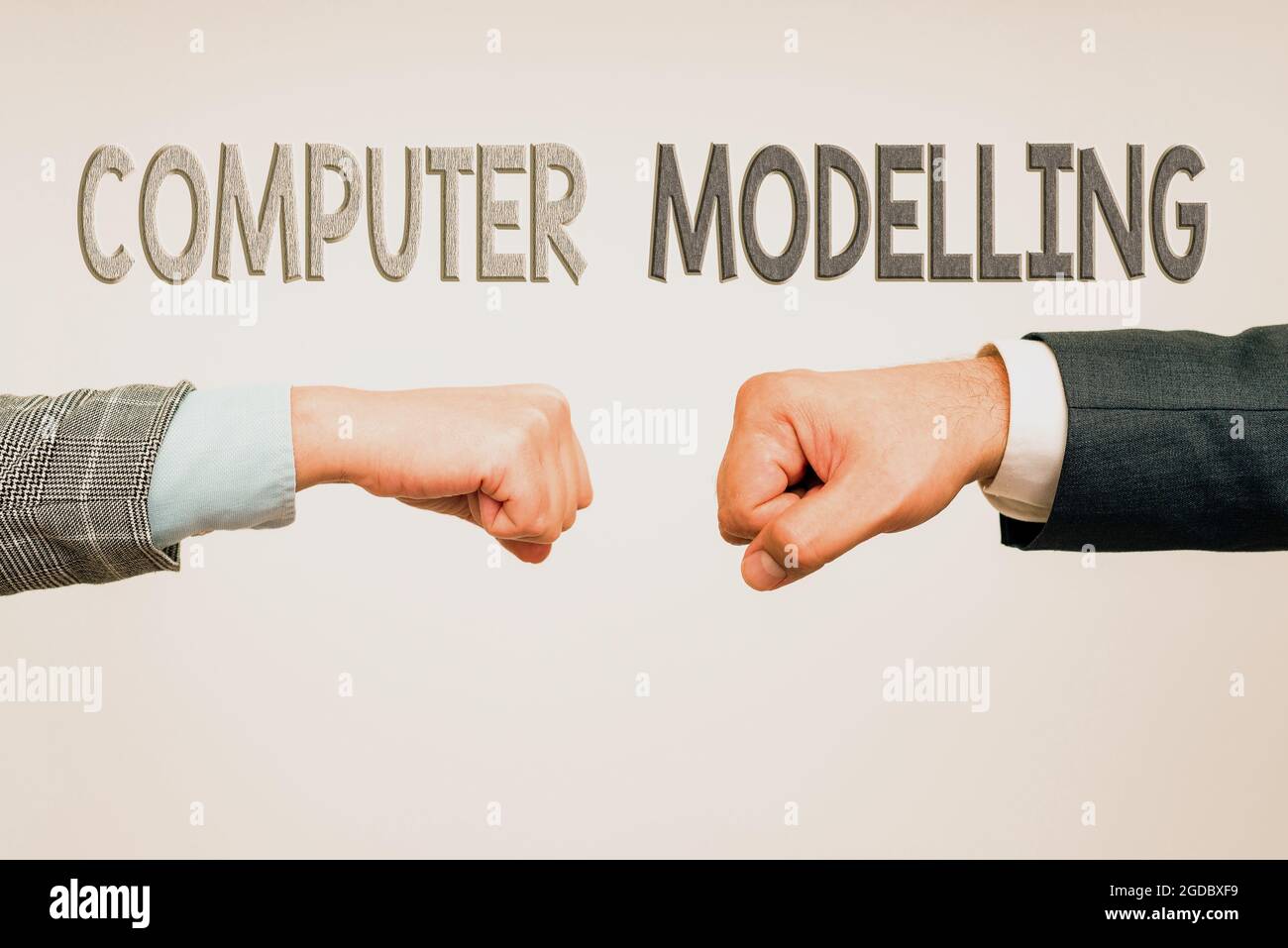 Hand writing sign Computer Modelling. Concept meaning using a computer ...