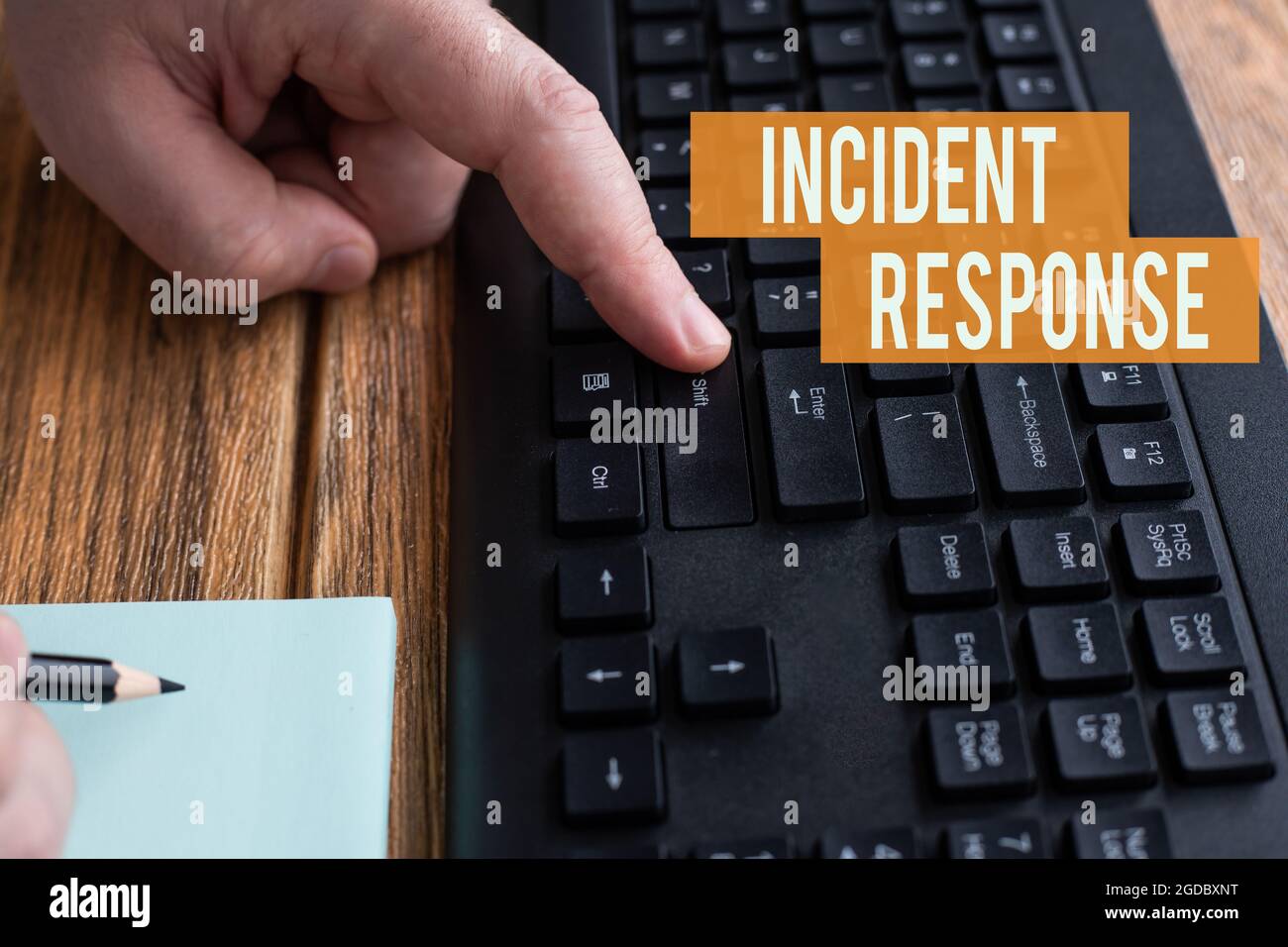 Sign displaying Incident Response. Word Written on addressing and ...