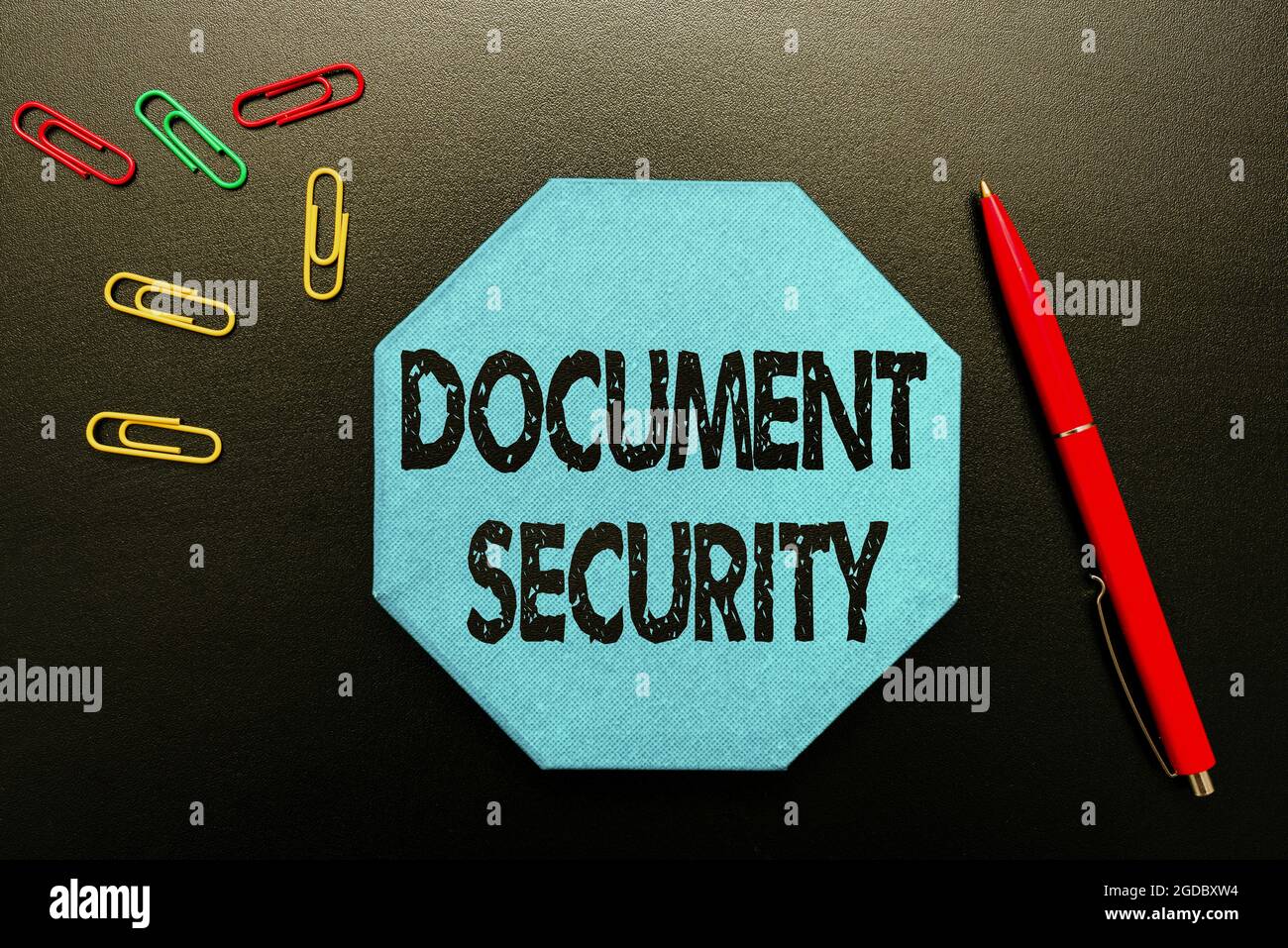 Inspiration showing sign Document Security. Business idea means in ...