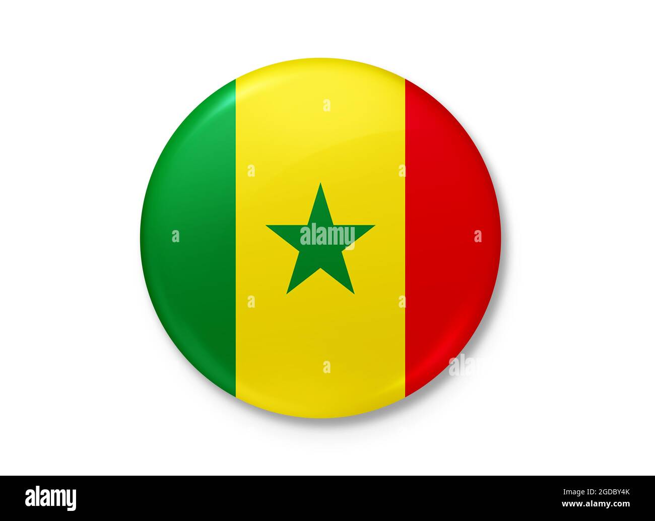 Republic of Senegal. Background texture. Dakar. 3d Illustration. 3d ...