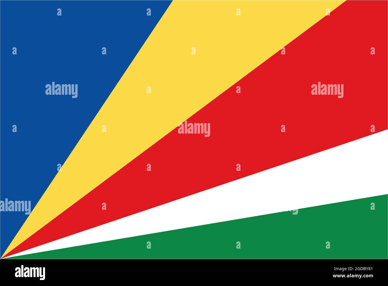 Republic of Seychelles flag blowing in the wind. Background texture ...