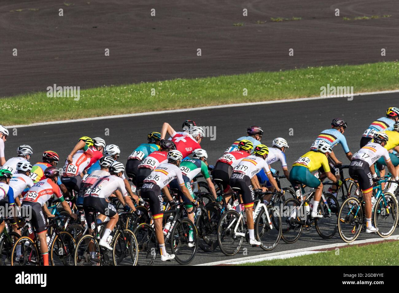 Japan, Olympic cycle road race 2021 Stock Photo - Alamy
