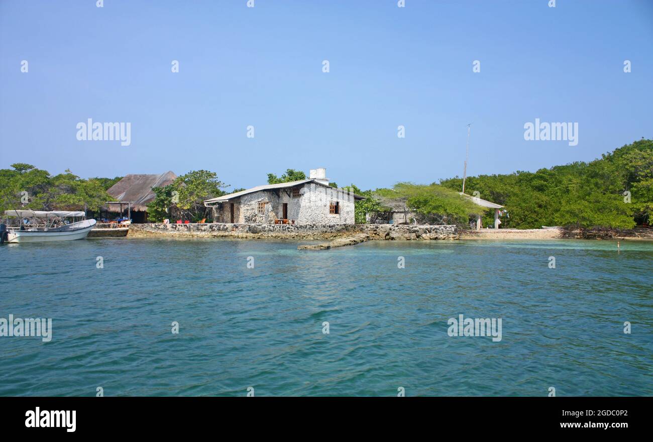 Image of the Rosario Islands. it's an archipelago comprising 27 islands ...