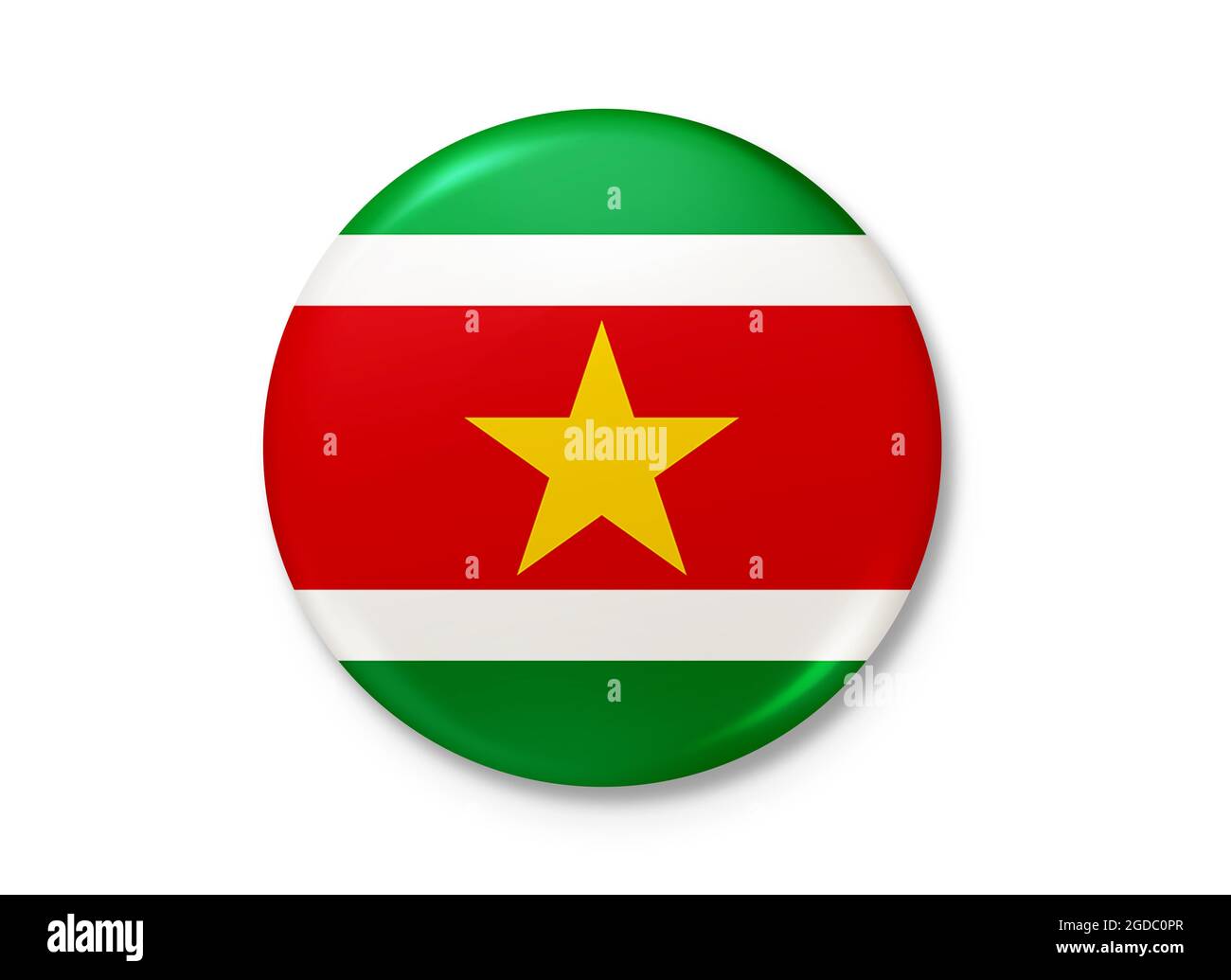Republic of Suriname. Background texture. Paramaribo. 3d Illustration ...