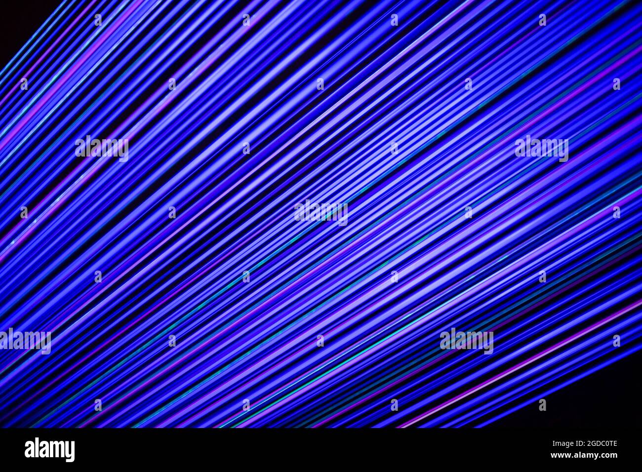 Closeup of a blue laser light Stock Photo - Alamy