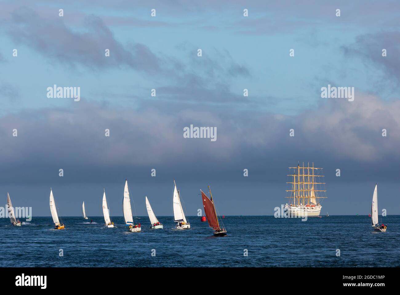 Worlds largest square rigged sailing vessel hi-res stock photography ...