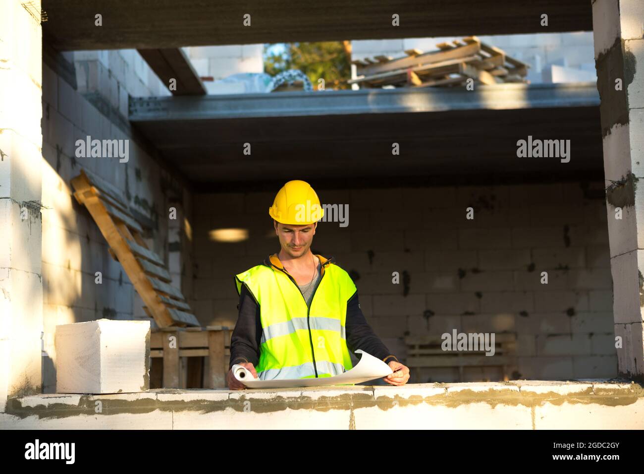 Concrete construction building drawing hi-res stock photography and ...