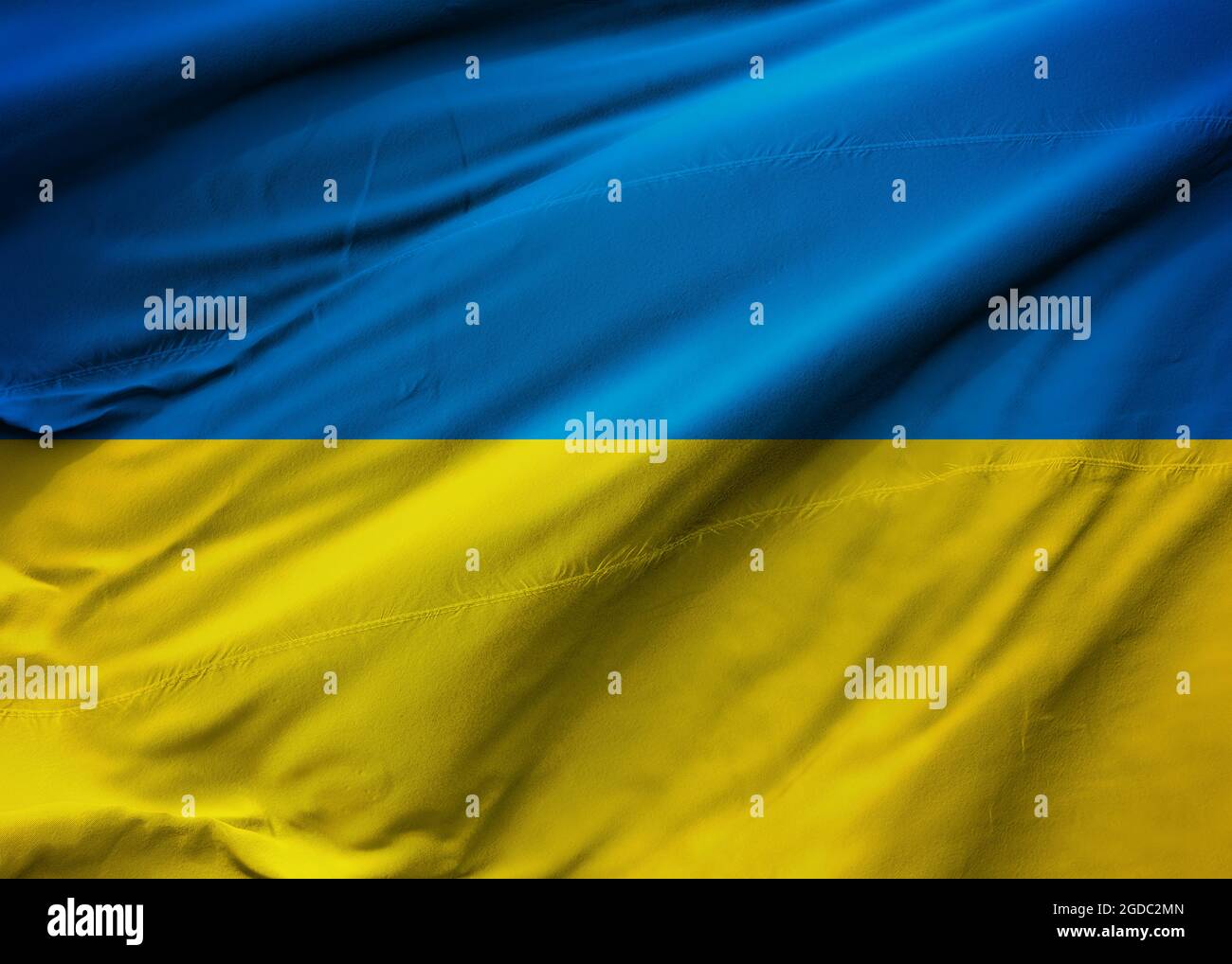 Render of the Ukraine flag. Perfect for printing on T-shirts, posters ...