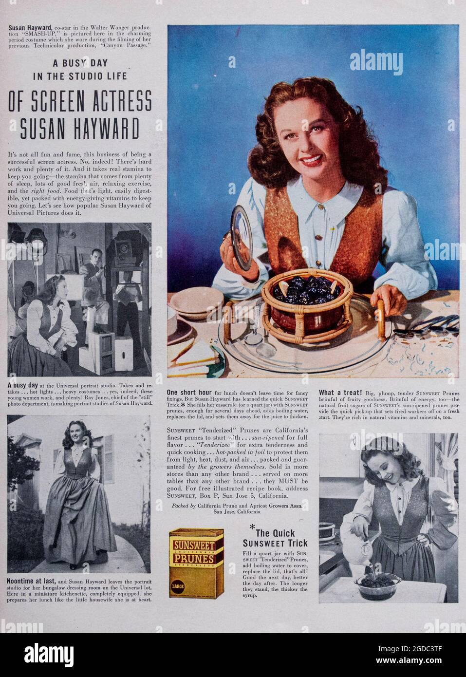 Vintage Life Magazine advertisement, 28 October 1946 issue, USA Stock ...
