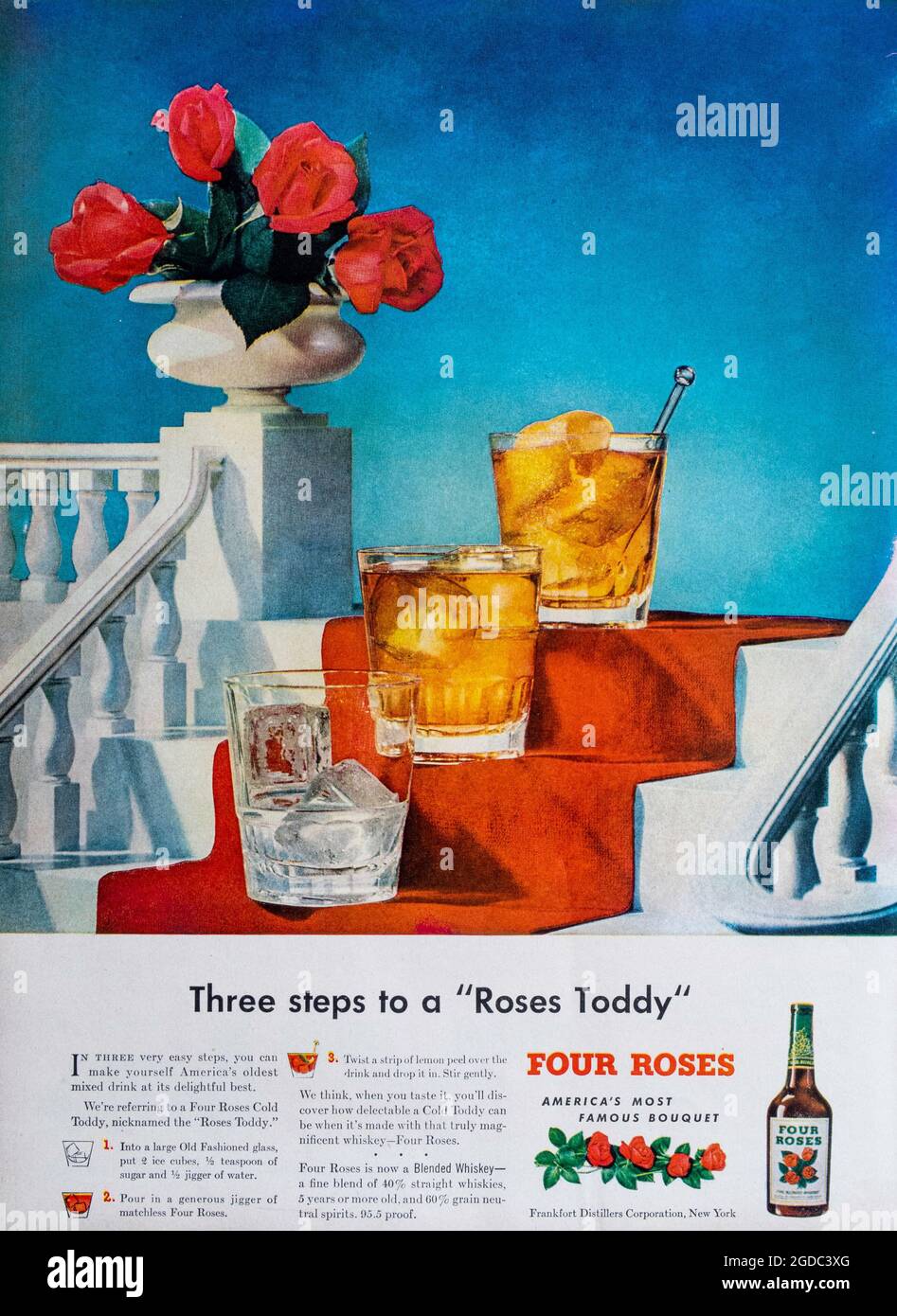 Four roses advertisement hi-res stock photography and images - Alamy