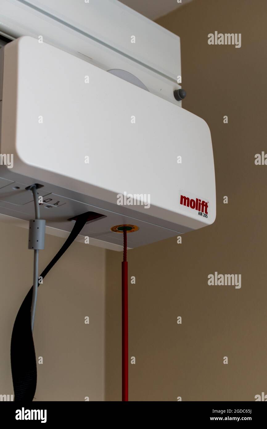 A picture of a roof lift, Molift 205 Stock Photo - Alamy