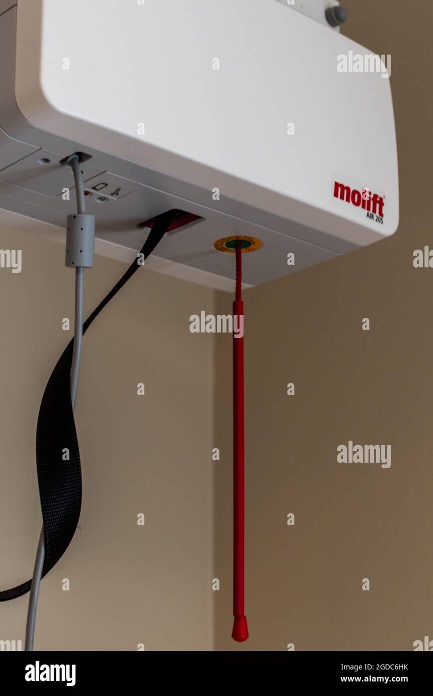 A picture of a roof lift, Molift 205 Stock Photo - Alamy