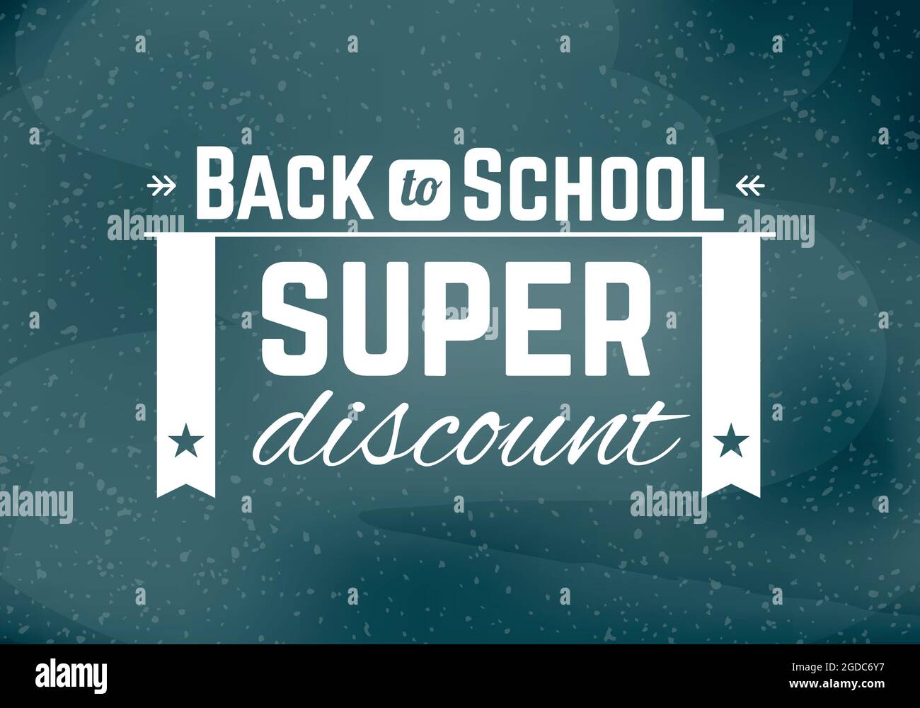 Back to school. Super discount. Welcome back to school label. Vector ...