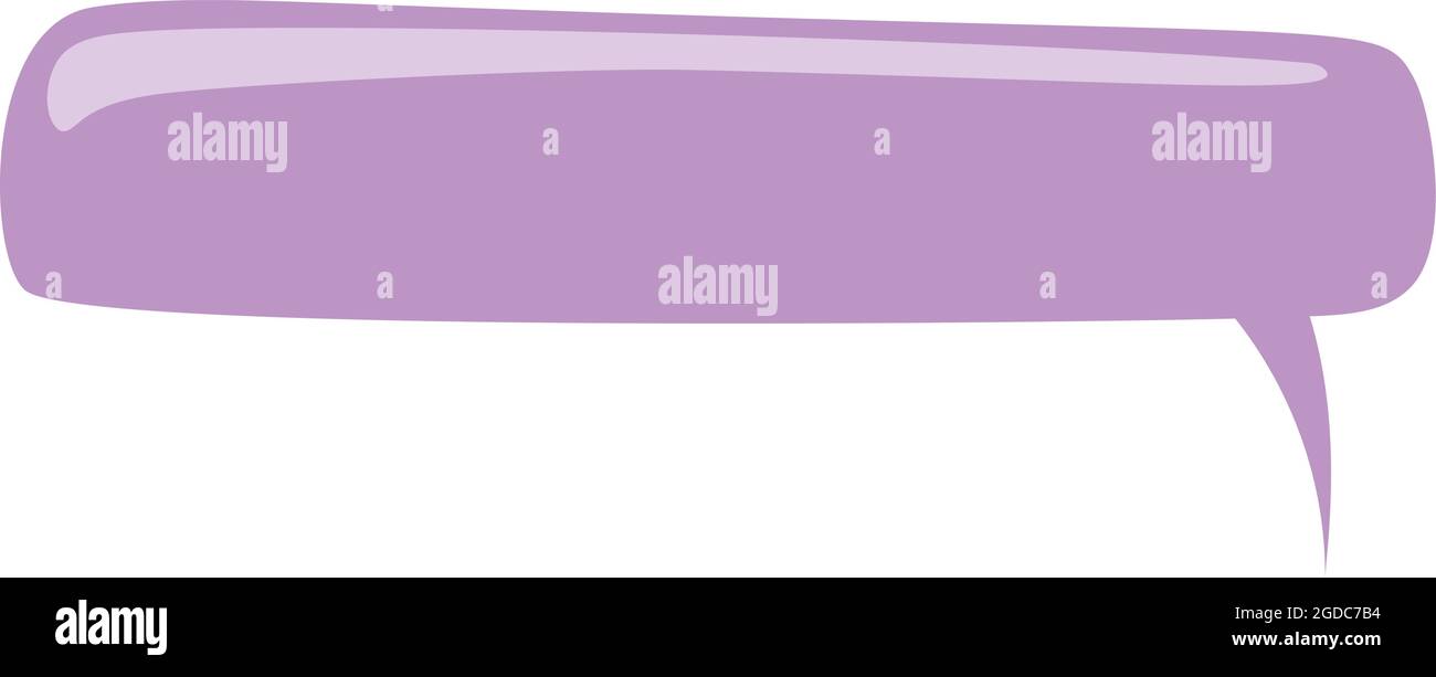 Violet paper bubbles for speech on an white background. Abstract design ...