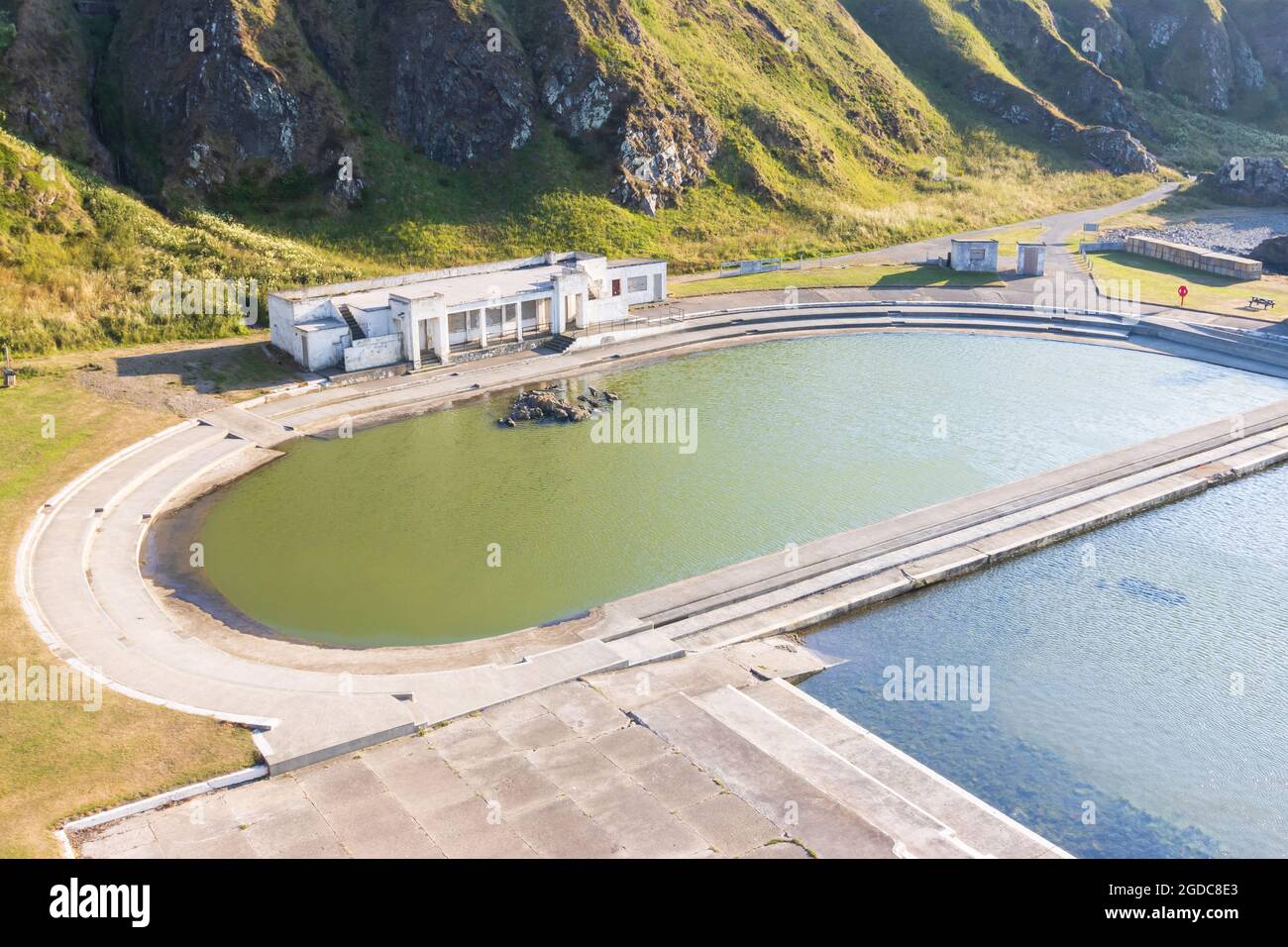 Tarlair open air swimming pool Stock Photo - Alamy