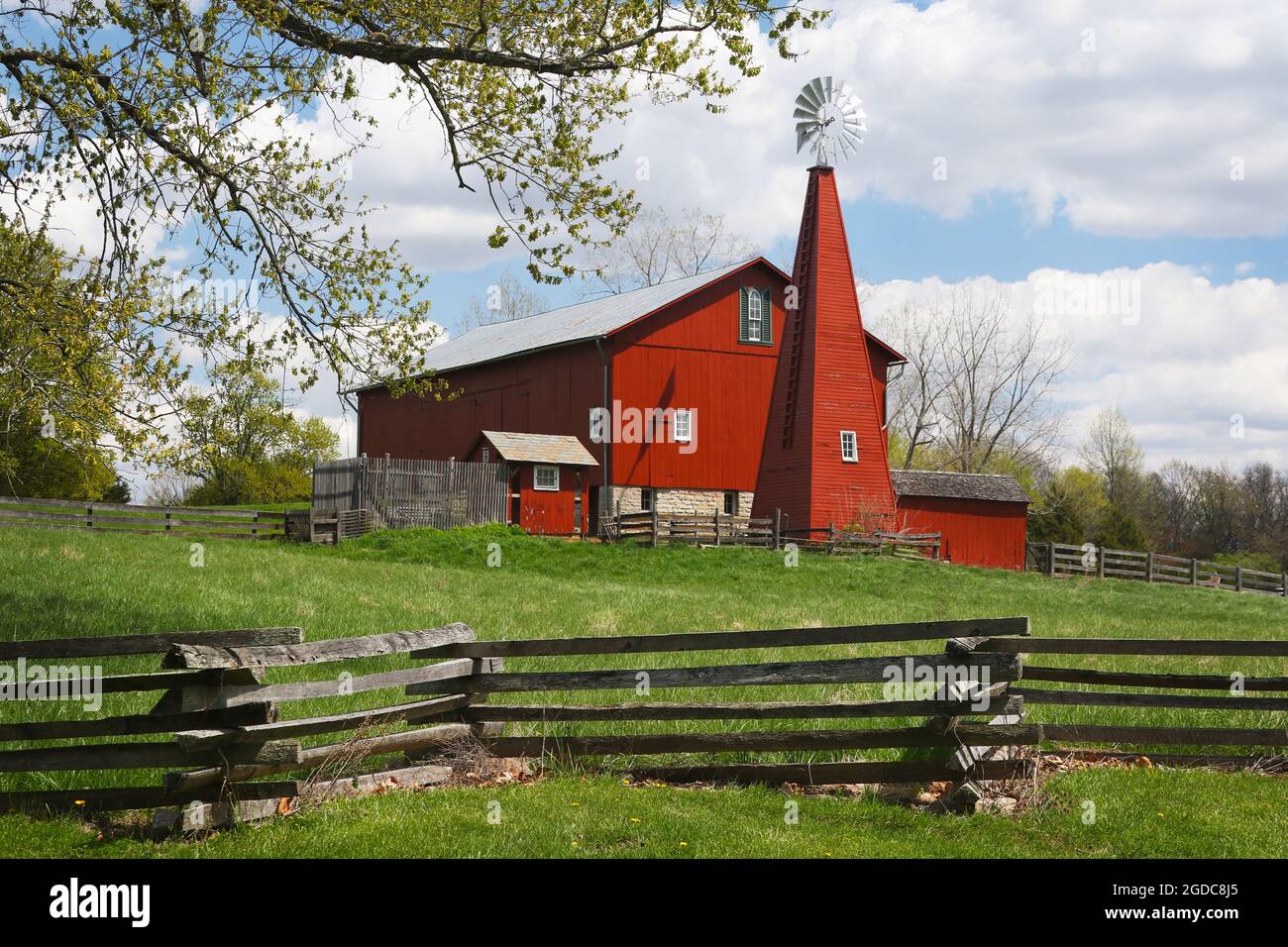 Historic Red Barn. The barn was built in the 1880's and featured a ...