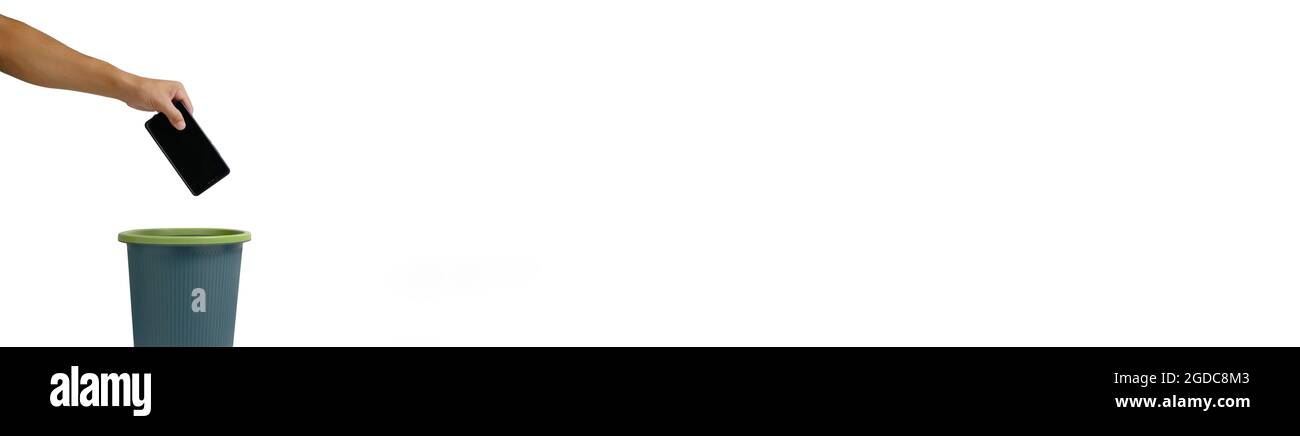 Throw away phone hi-res stock photography and images - Alamy