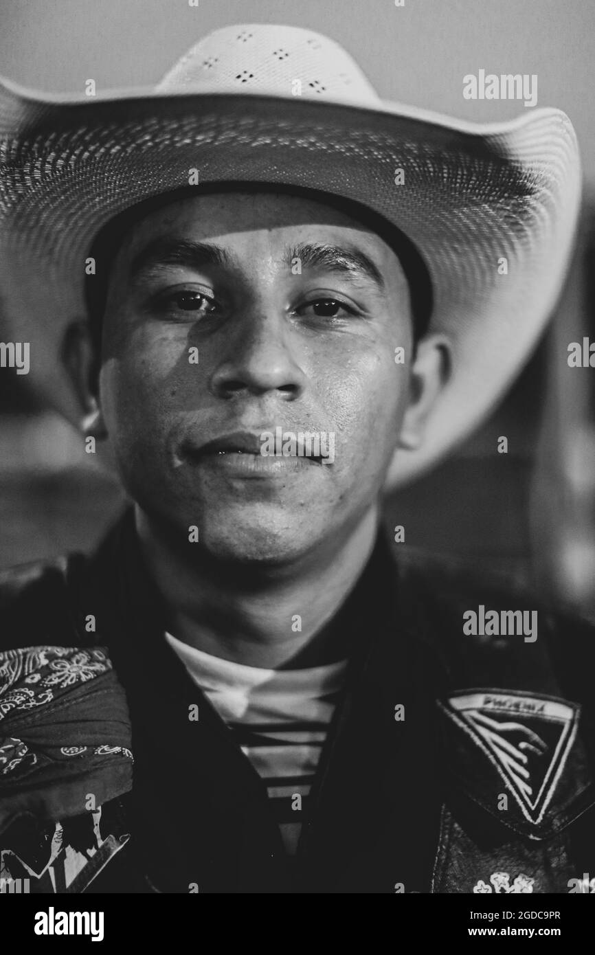 Bull riding mexican Black and White Stock Photos & Images - Alamy