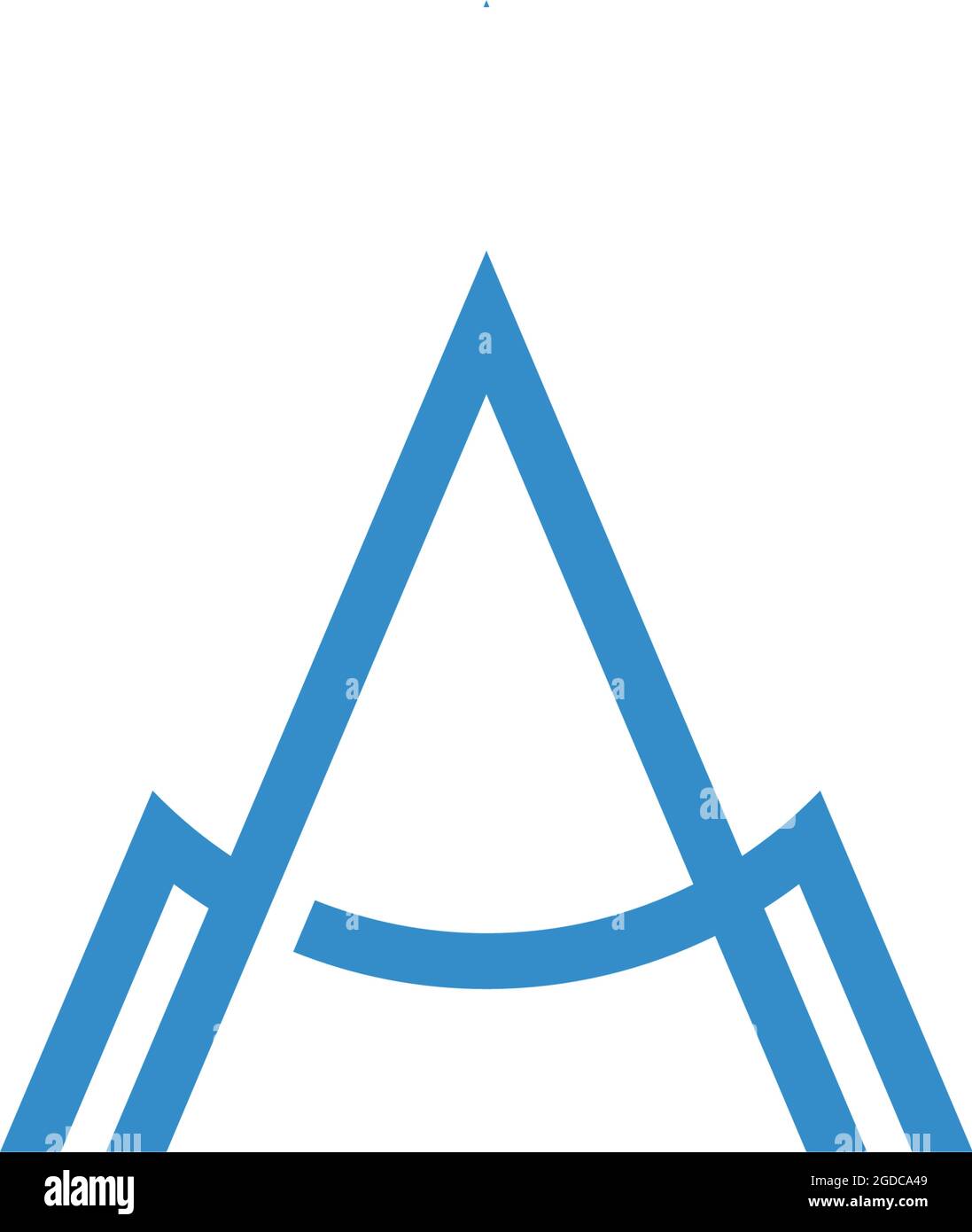 Letter A logo icon design concept illustration Stock Vector Image & Art ...