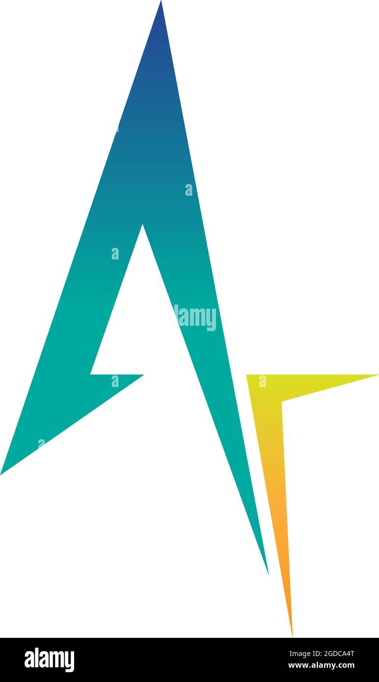 Letter A logo icon design concept illustration Stock Vector Image & Art ...