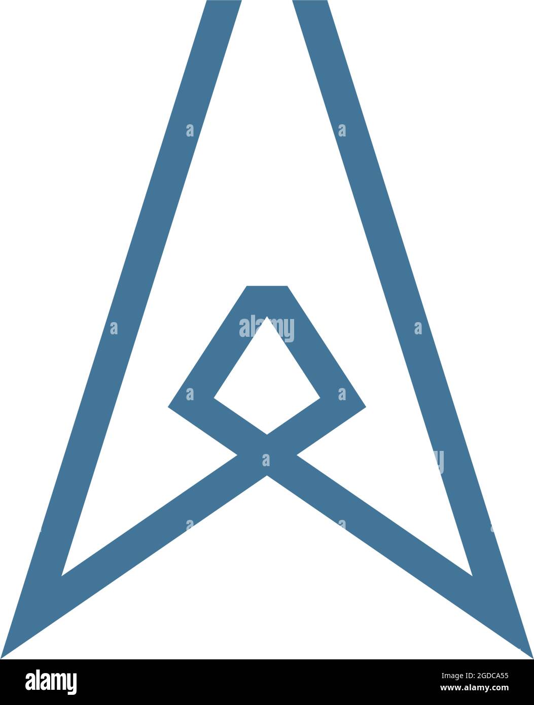 Letter A logo icon design concept illustration Stock Vector Image & Art ...