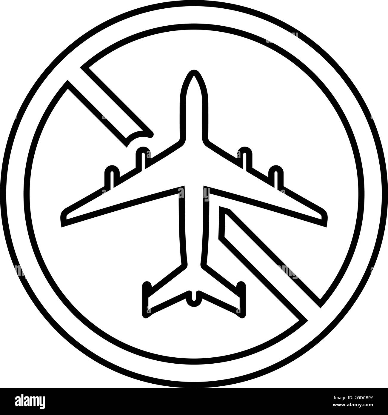 Avoid, risk, travel icon - Use for commercial purposes, print media ...