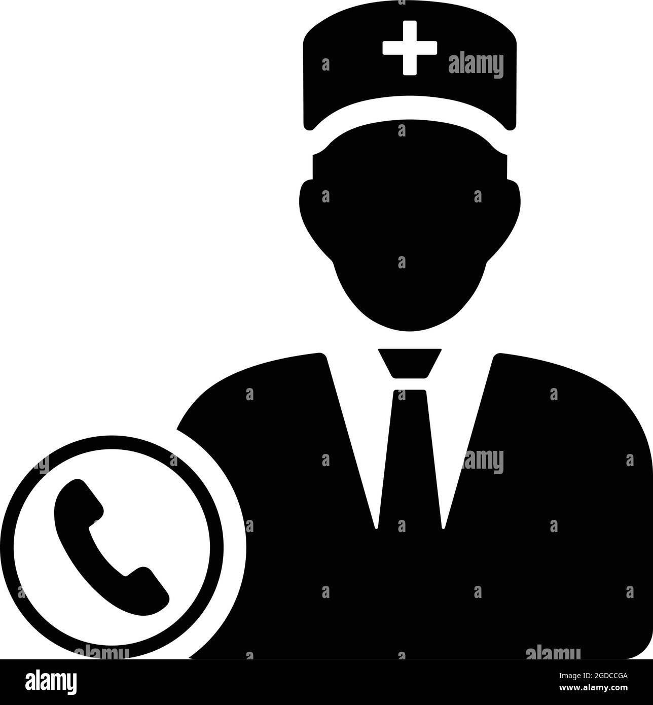 Emergency on call doctor Stock Vector Images - Alamy