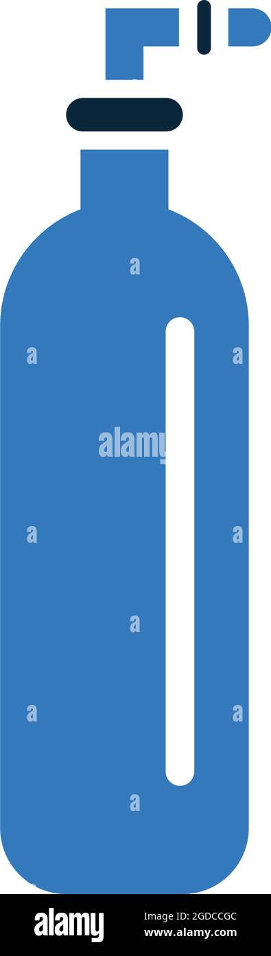 Cylinder, oxygen icon - Vector EPS file. Perfect use for print media ...