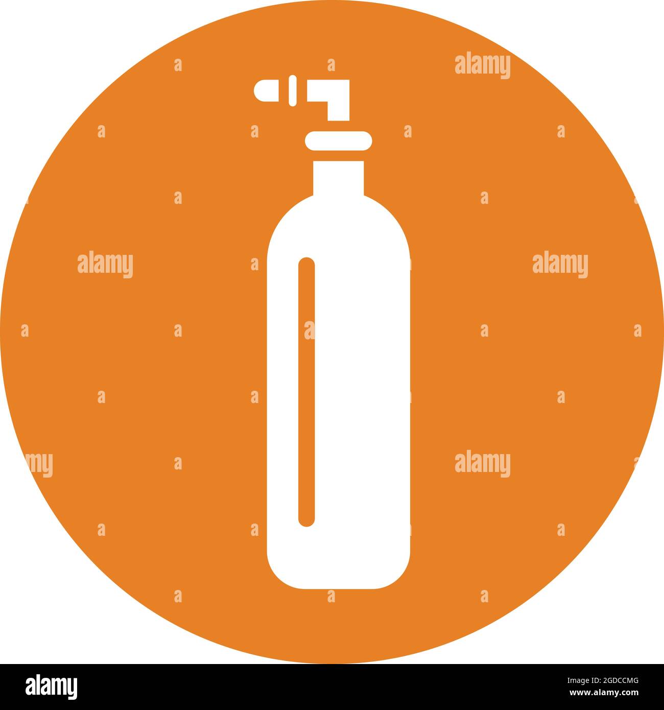 Cylinder, oxygen icon - Vector EPS file. Perfect use for print media ...