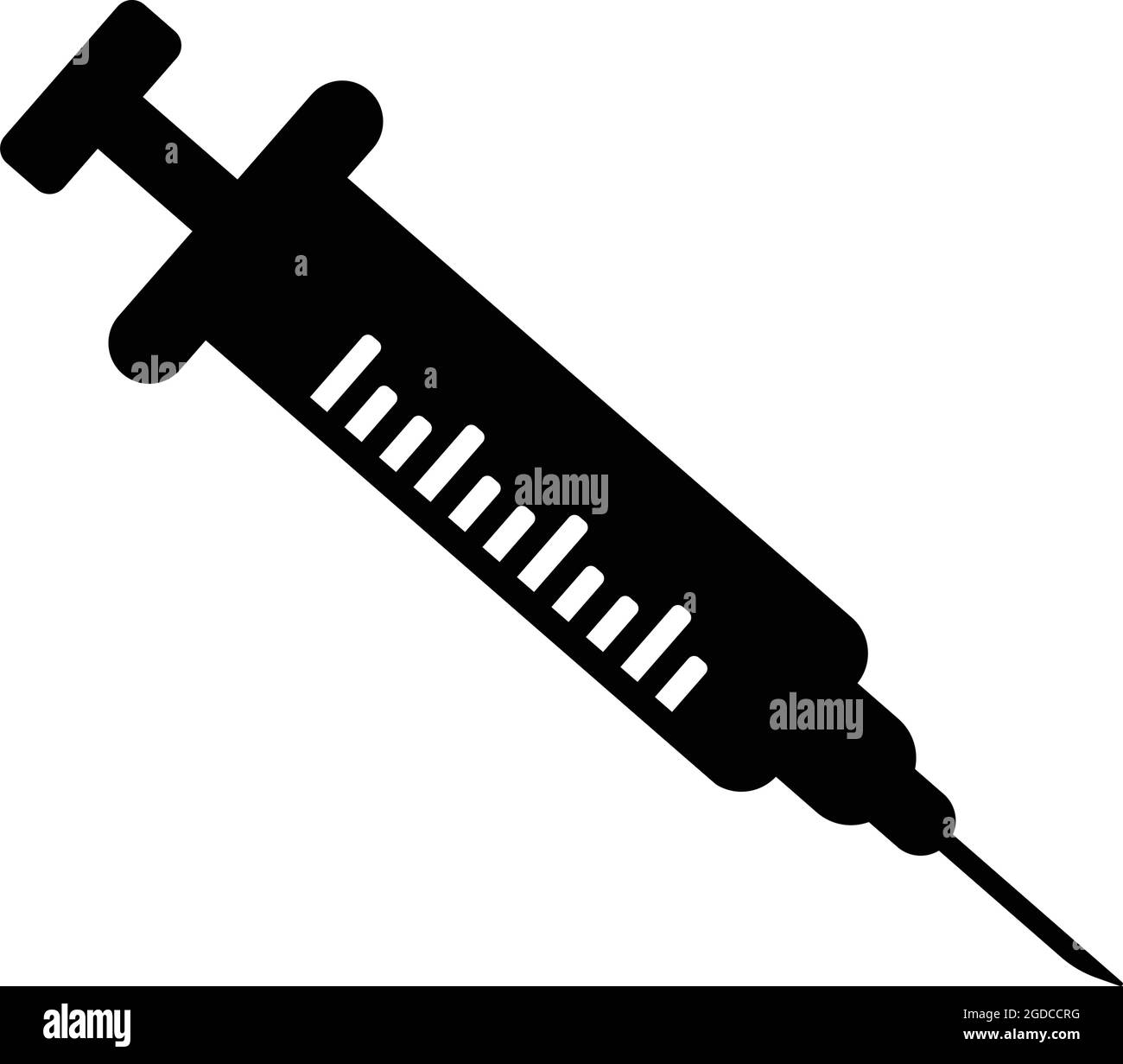 Injection, syringe icon - Simple editable vector EPS file Stock Vector ...
