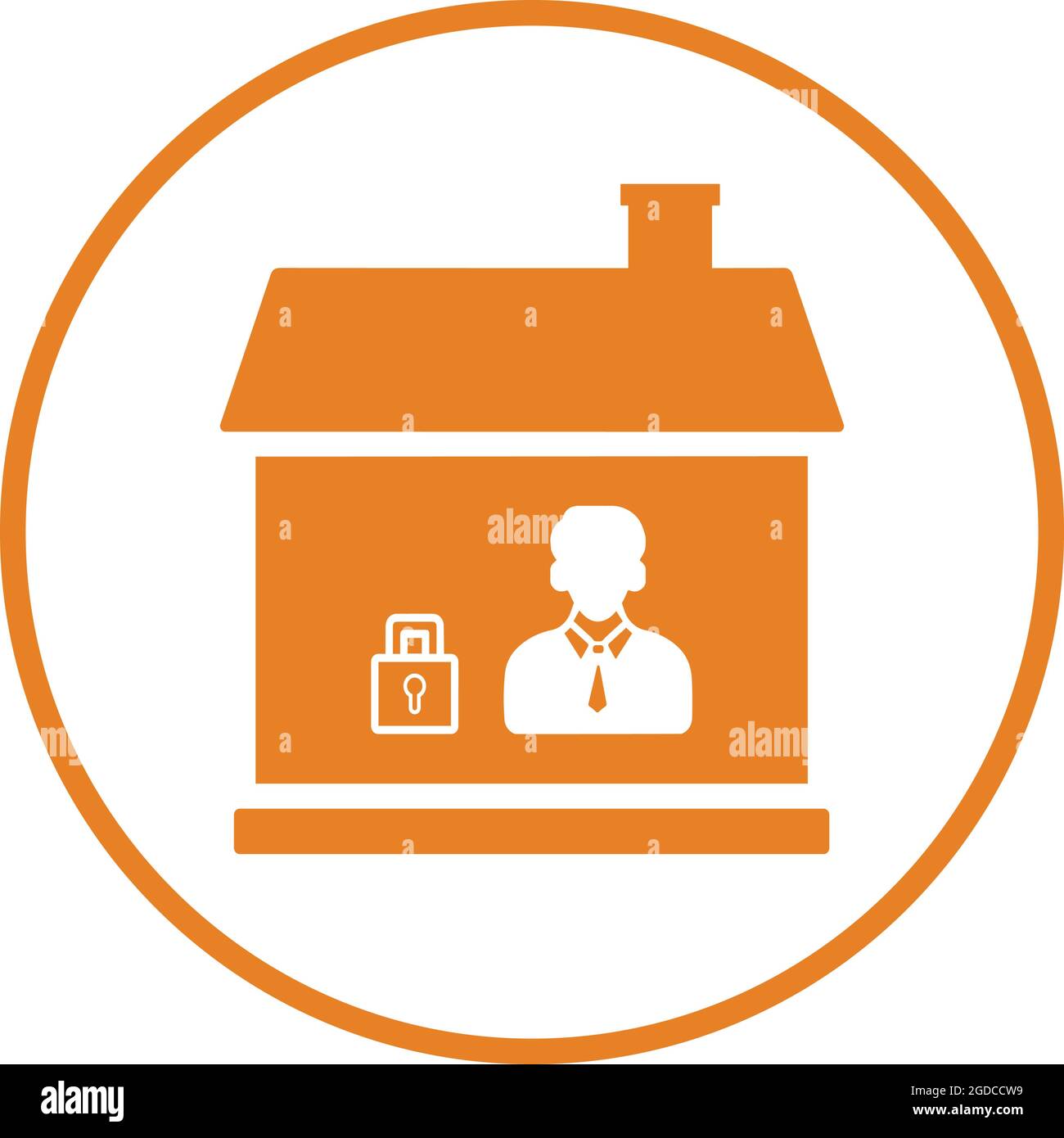 Pandemic, lockdown icon - Simple editable vector EPS file Stock Vector ...