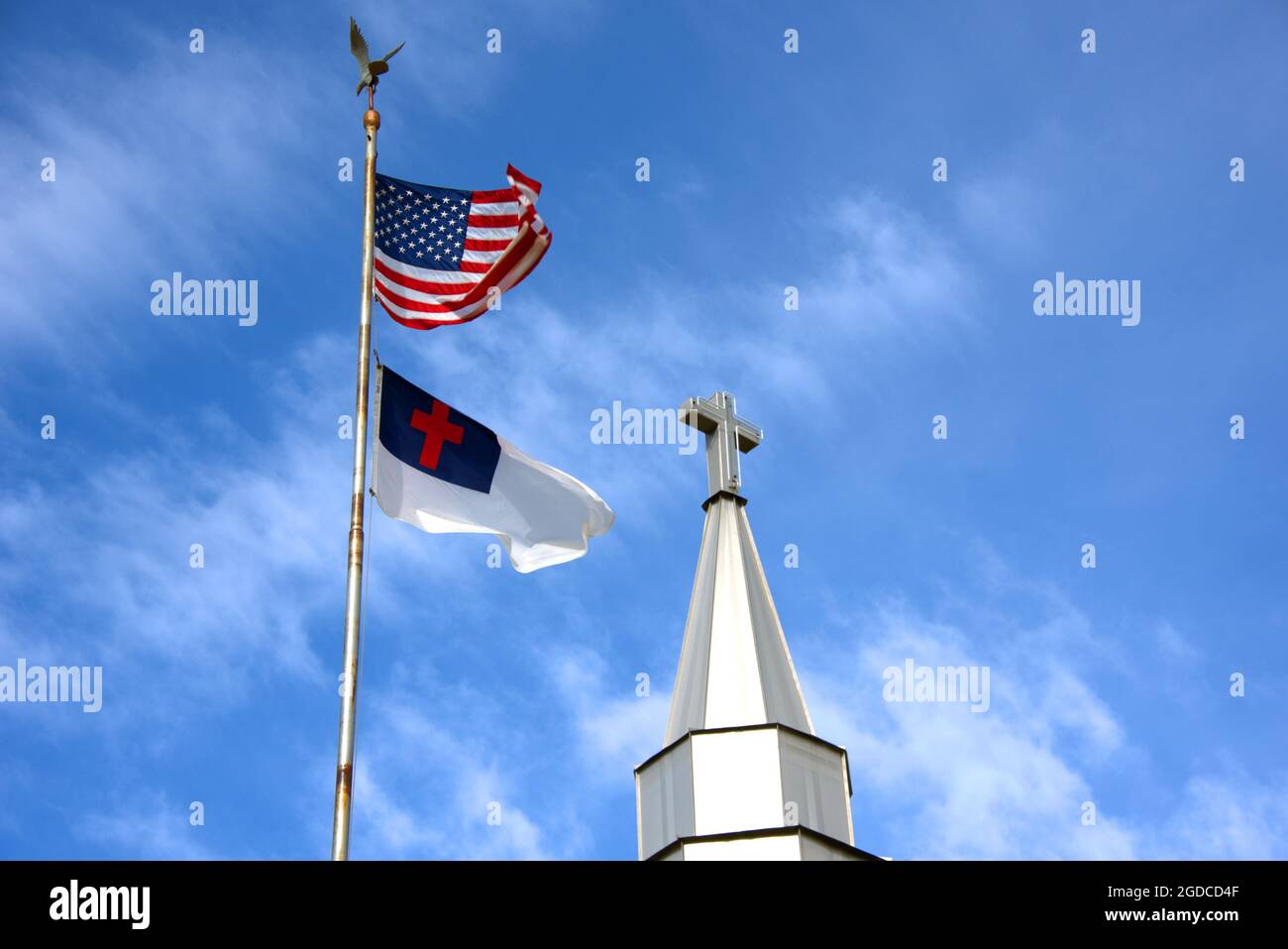 Christian flag hi-res stock photography and images - Alamy