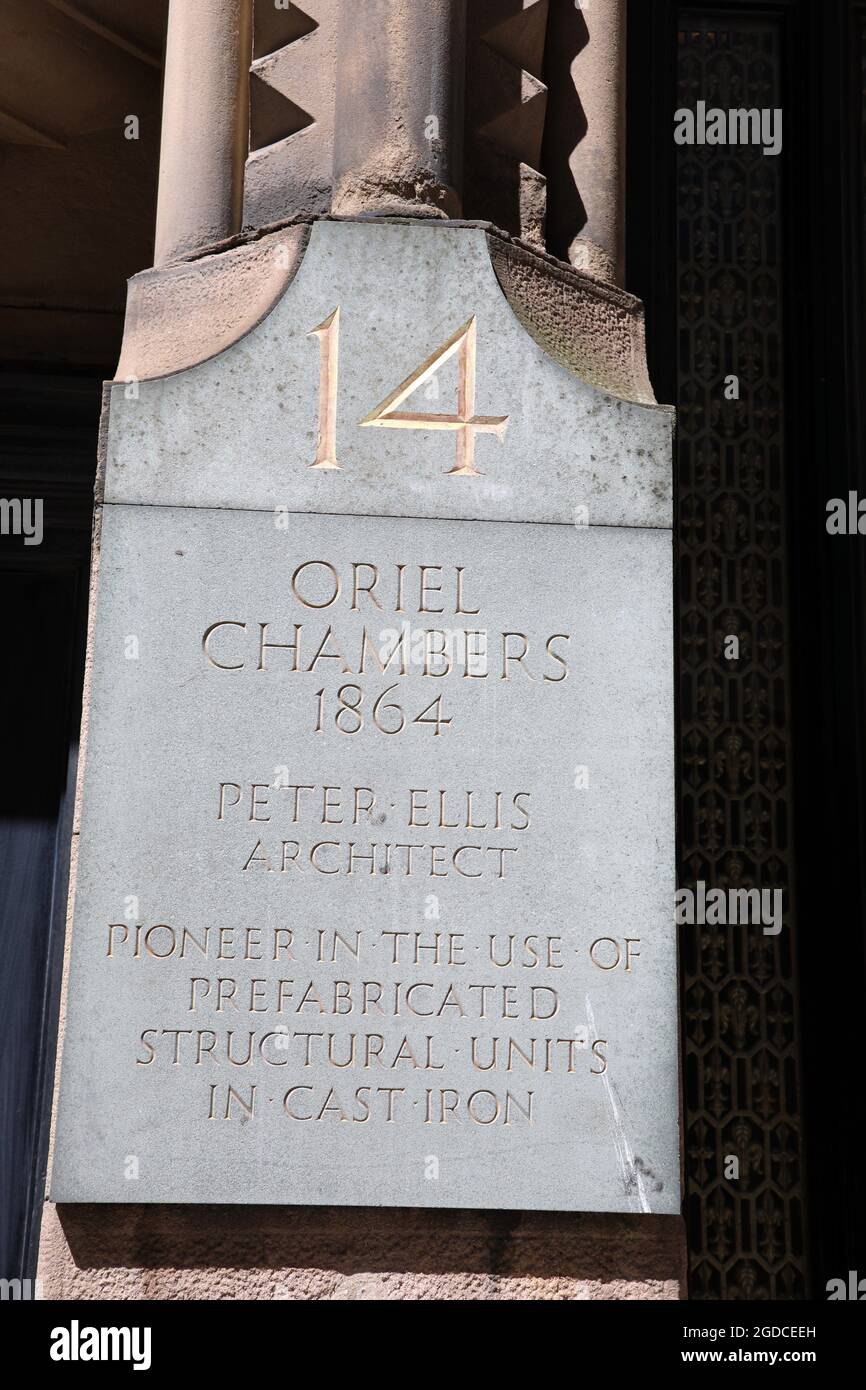 Oriel chambers liverpool hi-res stock photography and images - Alamy