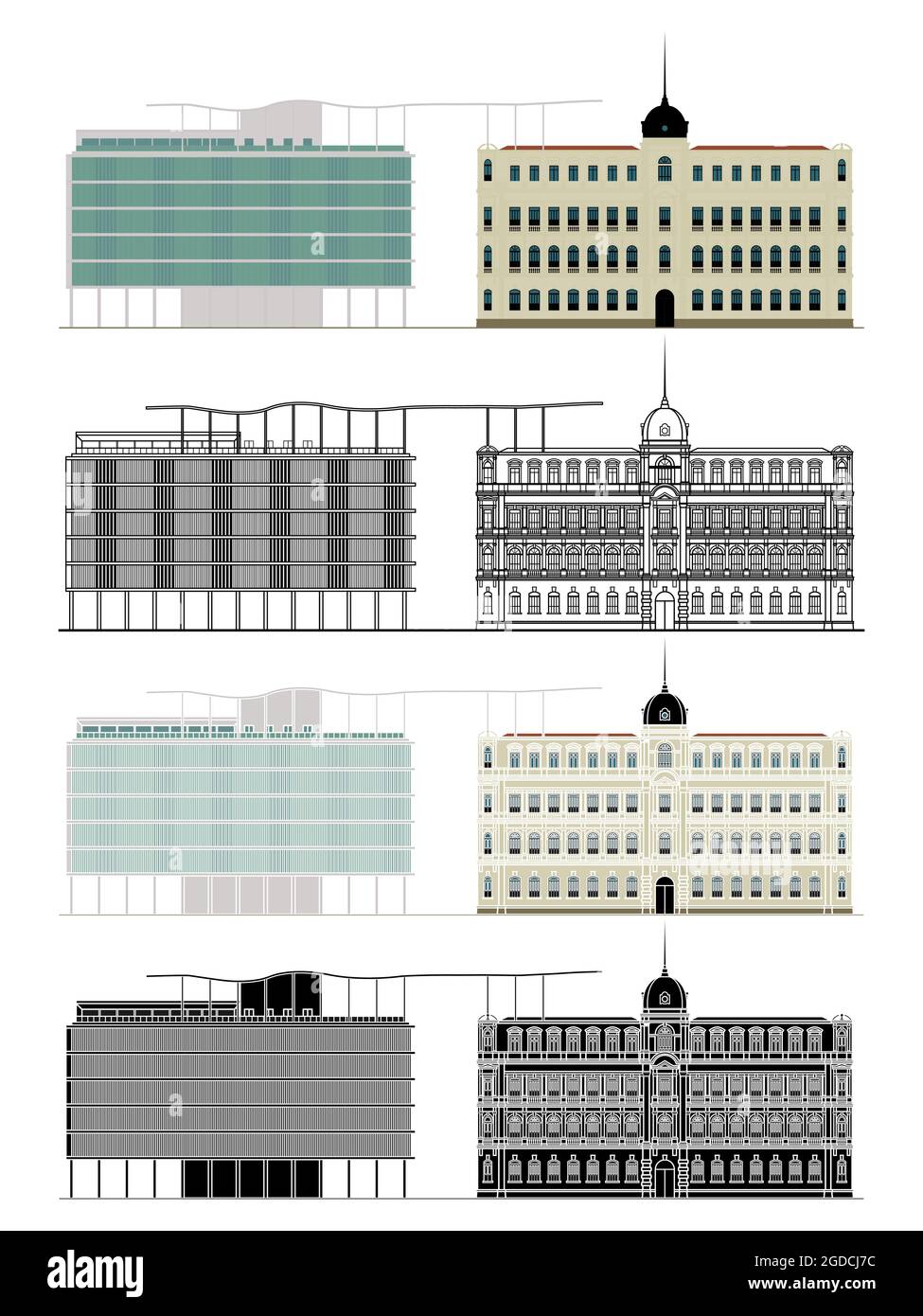 Museum art in Rio de janeiro, Brazil Stock Vector Image & Art - Alamy