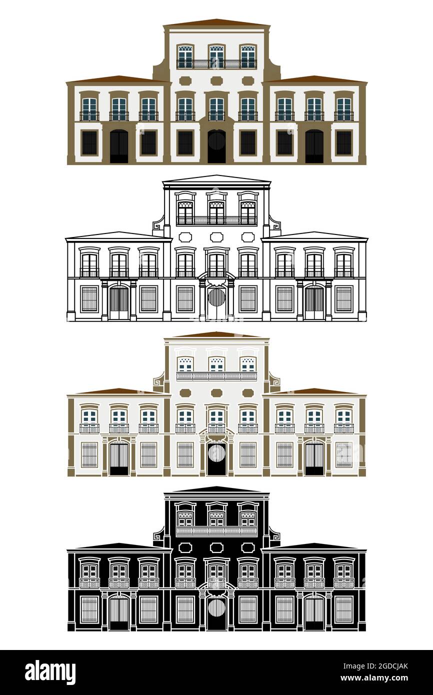 Imperial travel palace Stock Vector Images - Alamy