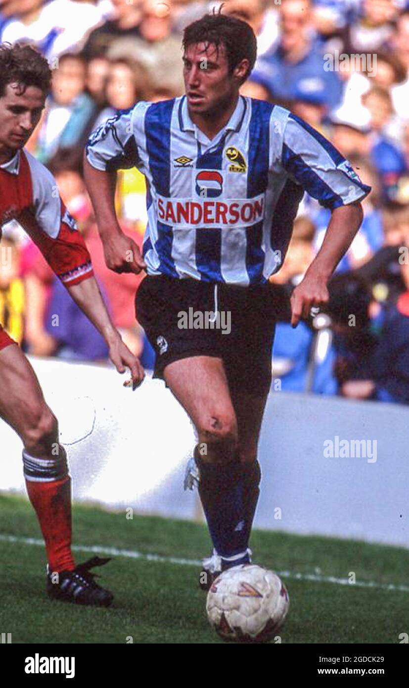 Paul Warhurst of Sheffield Wednesday playing against Middlesboro in ...