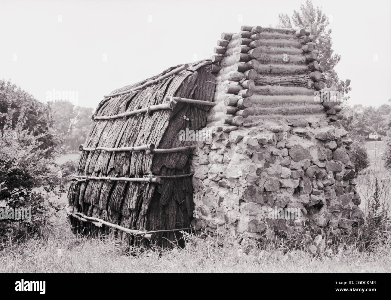 Bark House, Pioneer Village, Salem, Massachusetts Stock Photo - Alamy