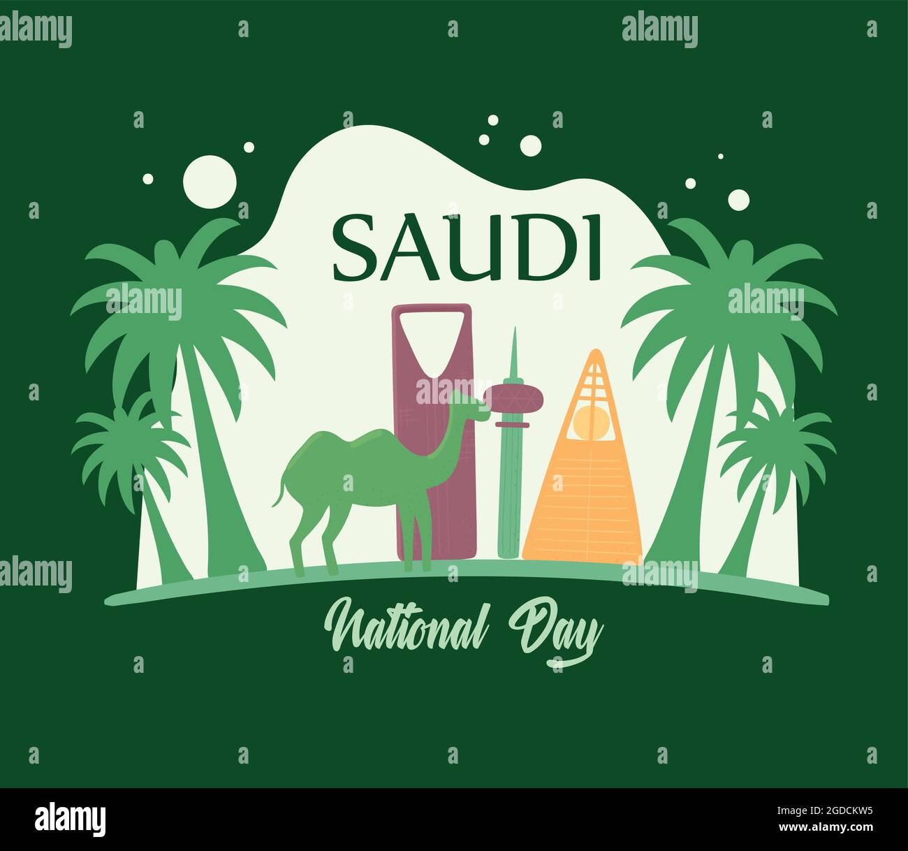 saudi national day invitaton card Stock Vector Image & Art - Alamy
