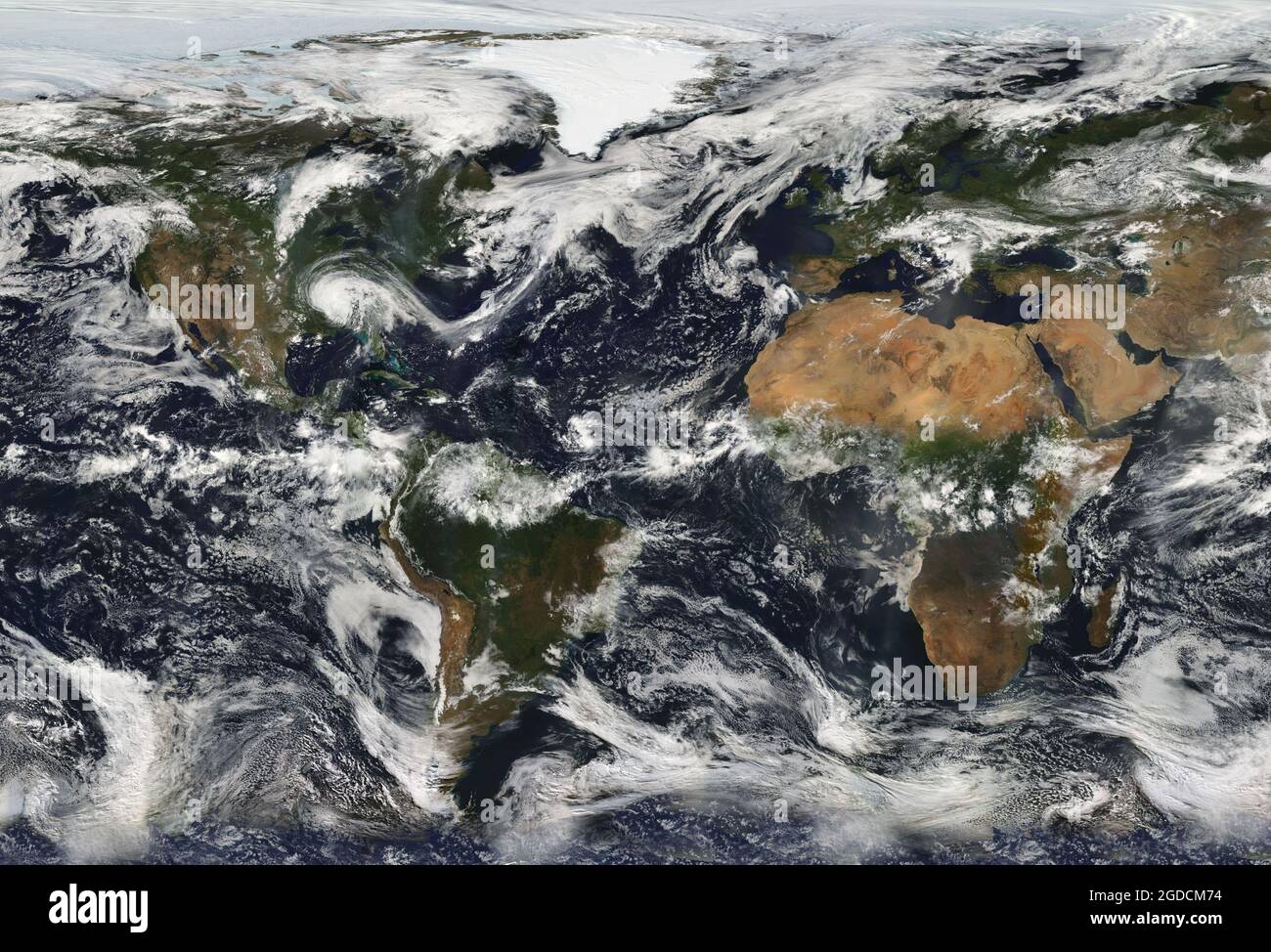 The blue marble - the planet earth as seen from space Stock Photo - Alamy