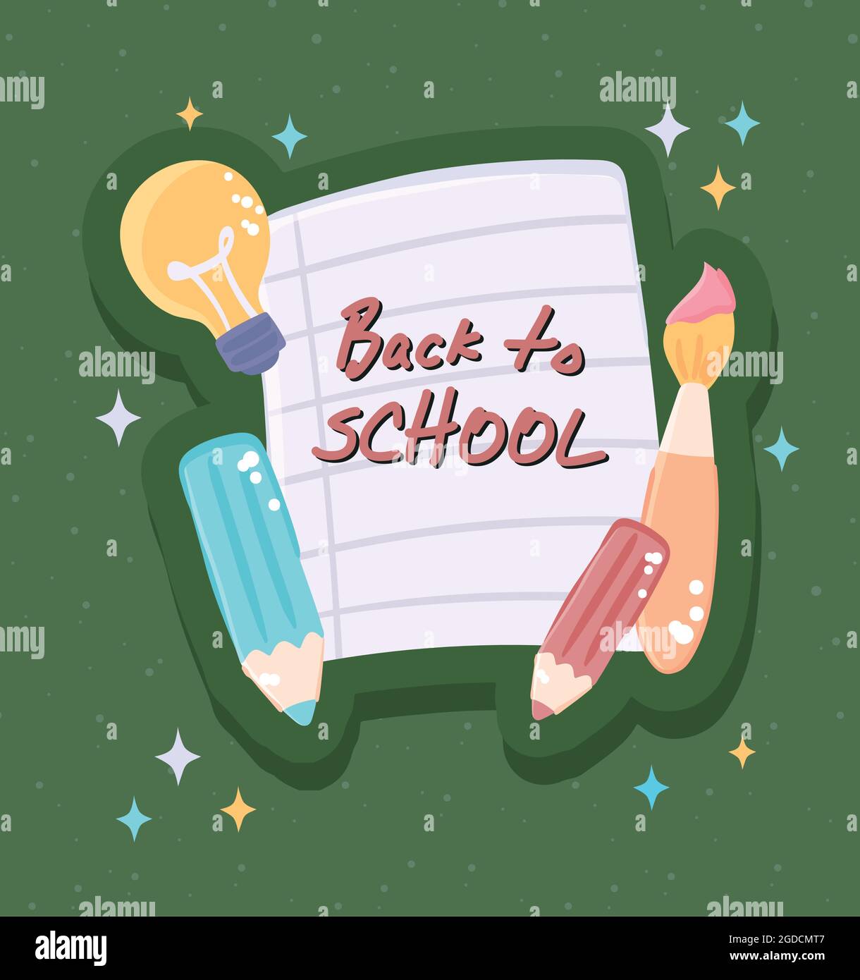 back to school lettering Stock Vector Image & Art - Alamy