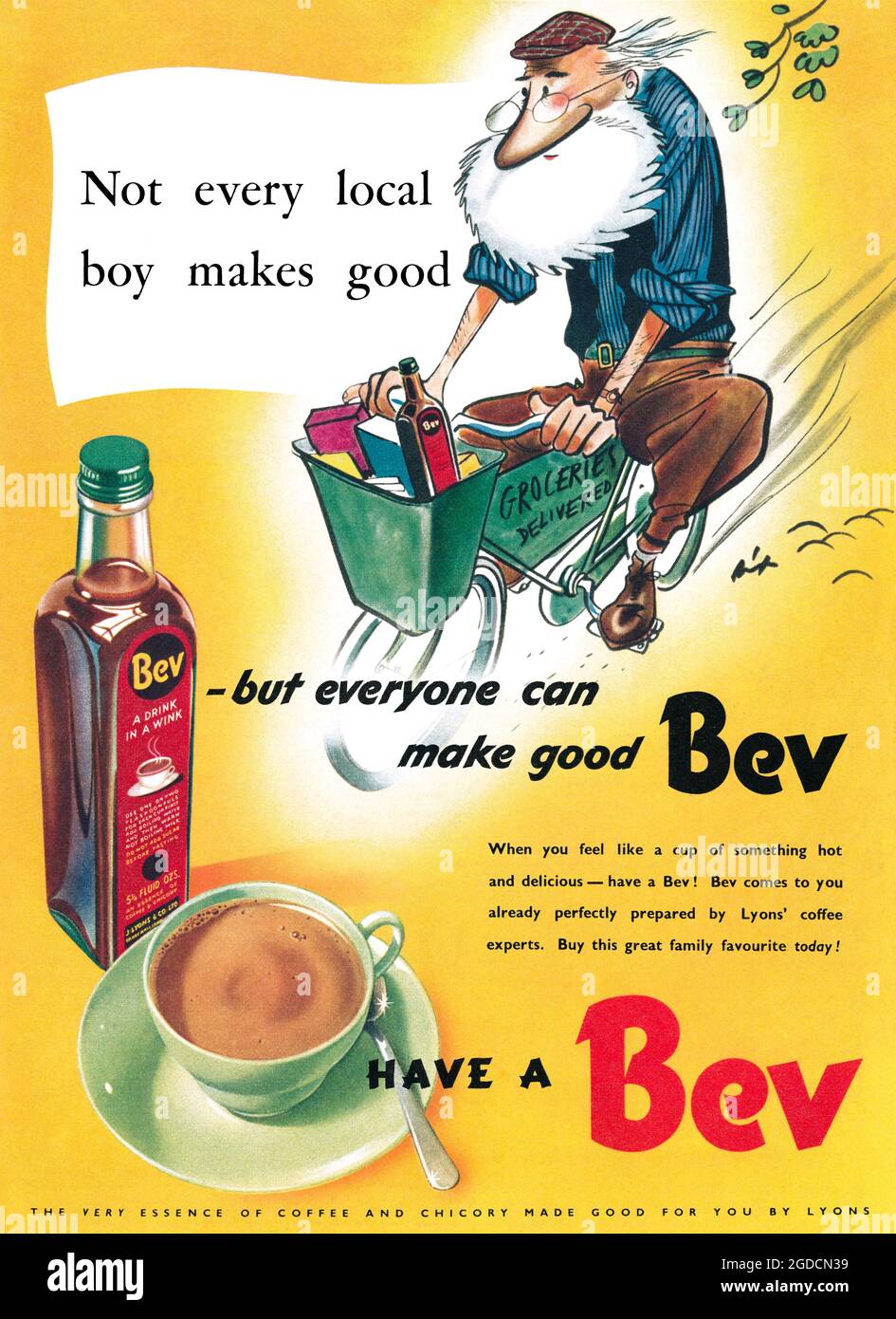 Old chicory coffee advert hi-res stock photography and images - Alamy