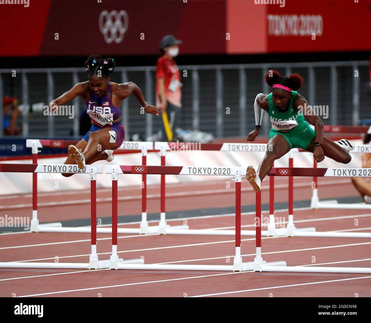 Tokyo, Kanto, Japan. 1st Aug, 2021. Christina Clemons (USA) in the ...