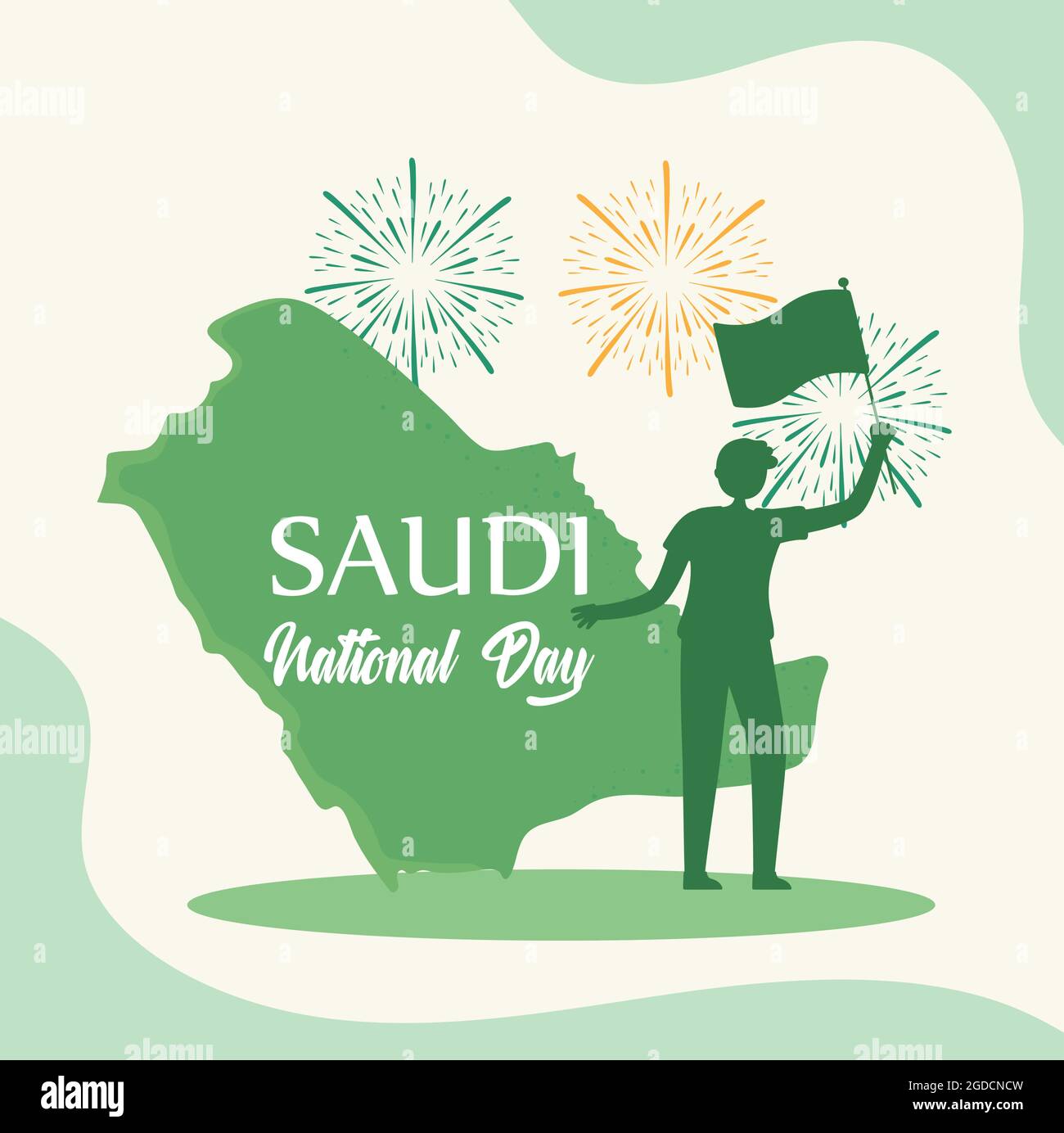Saudi national day fireworks Stock Vector Images - Alamy