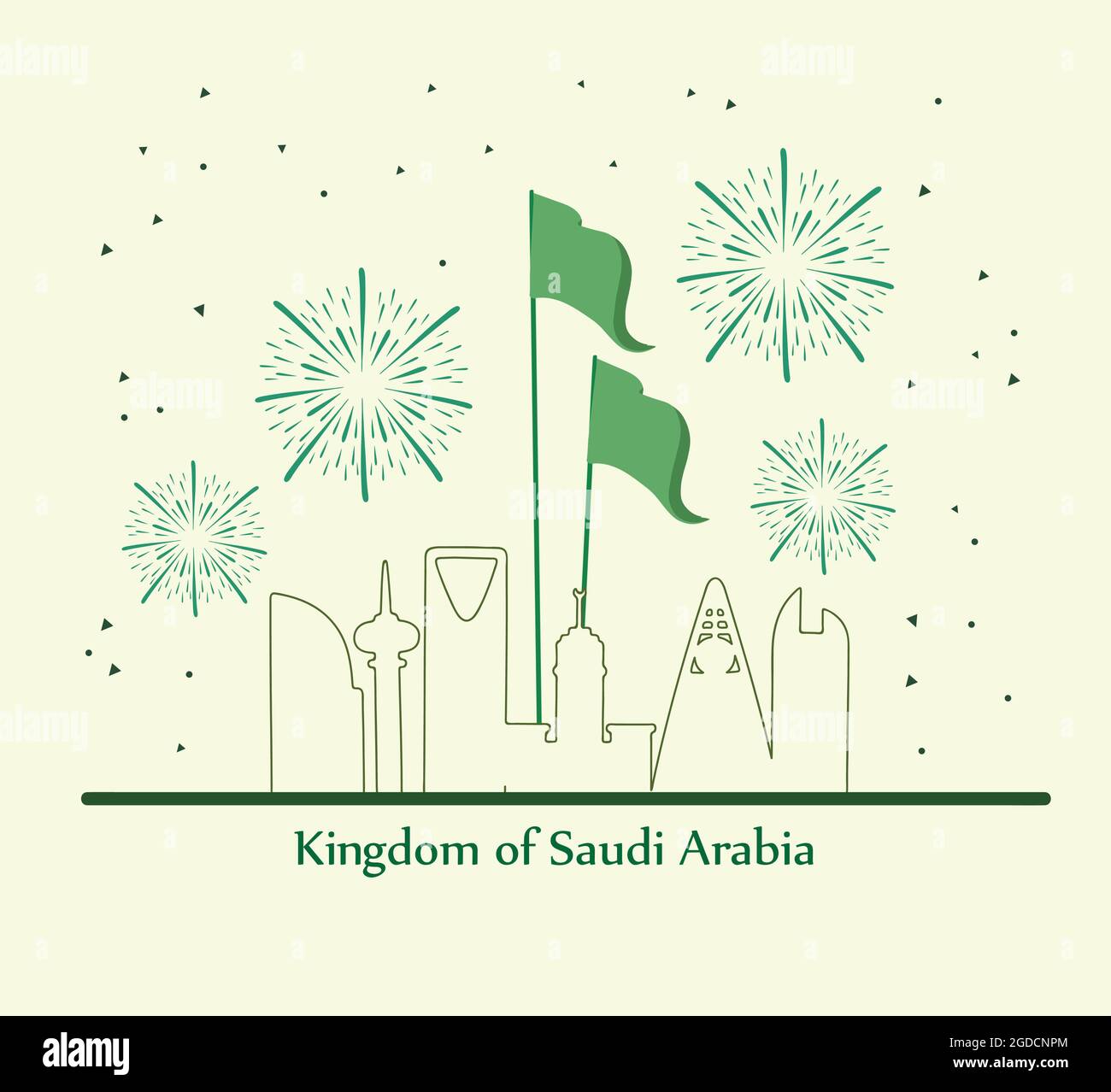saudi national day celebrating Stock Vector Image & Art - Alamy