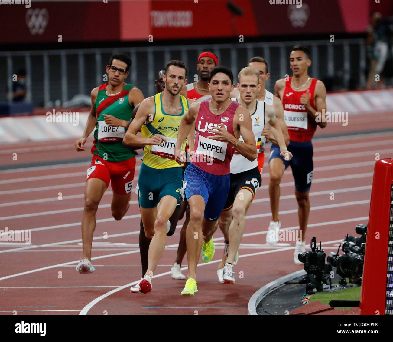 Tokyo, Kanto, Japan. 1st Aug, 2021. Bryce Hoppel (USA) competes in the ...
