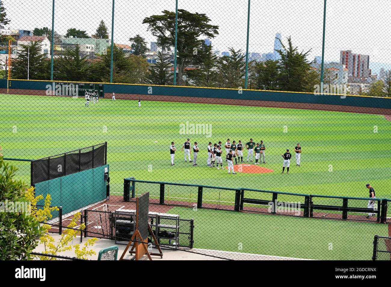 College baseball camp hi-res stock photography and images - Alamy