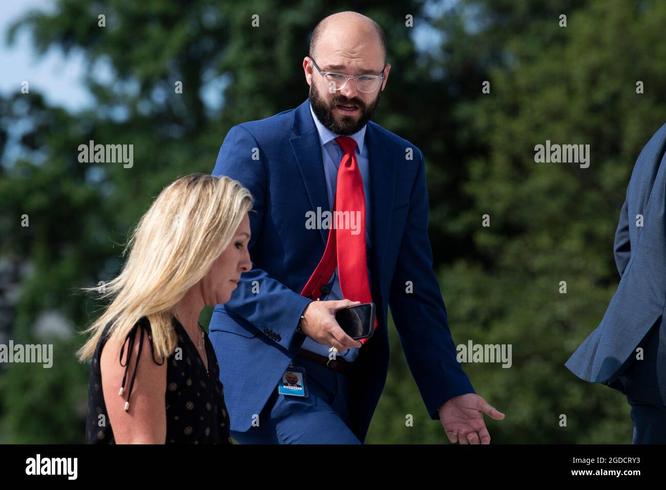 UNITED STATES - JULY 01: Rep. Marjorie Taylor Greene, R-Ga., and her ...